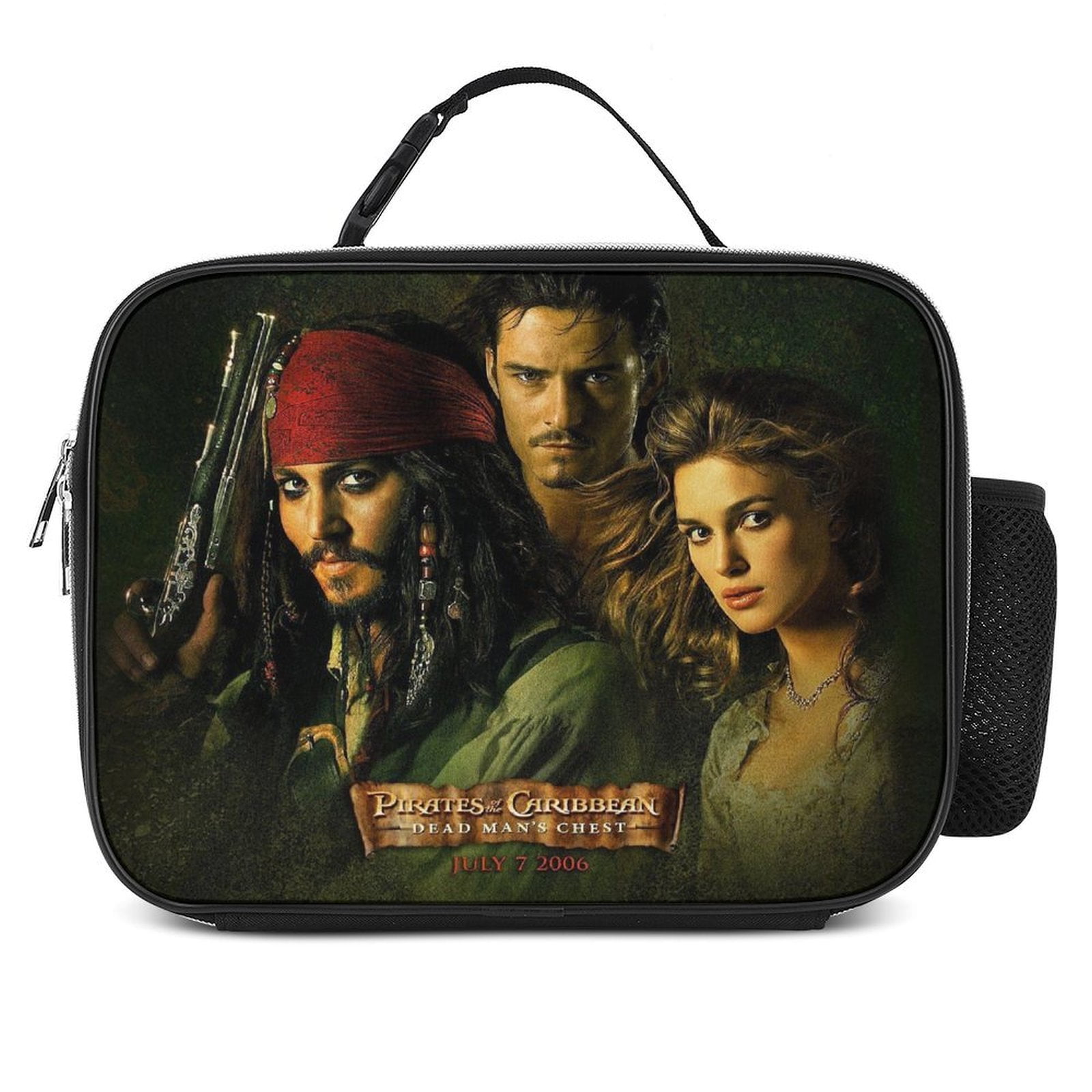 Pirates of The Caribbean Lunch Bag Insulated, Lunch Box Bag, Reusable ...