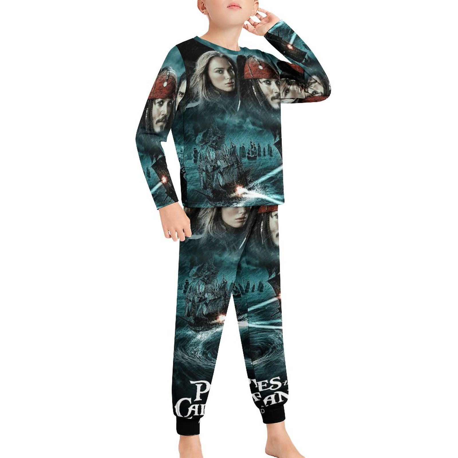 Pirates of The Caribbean Pajamas 2 Piece Pjs Set Sleepwear - Walmart.com