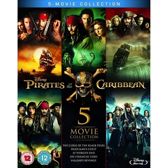 Pirates of the Caribbean - Complete Collection All 5 Movie Collection ...