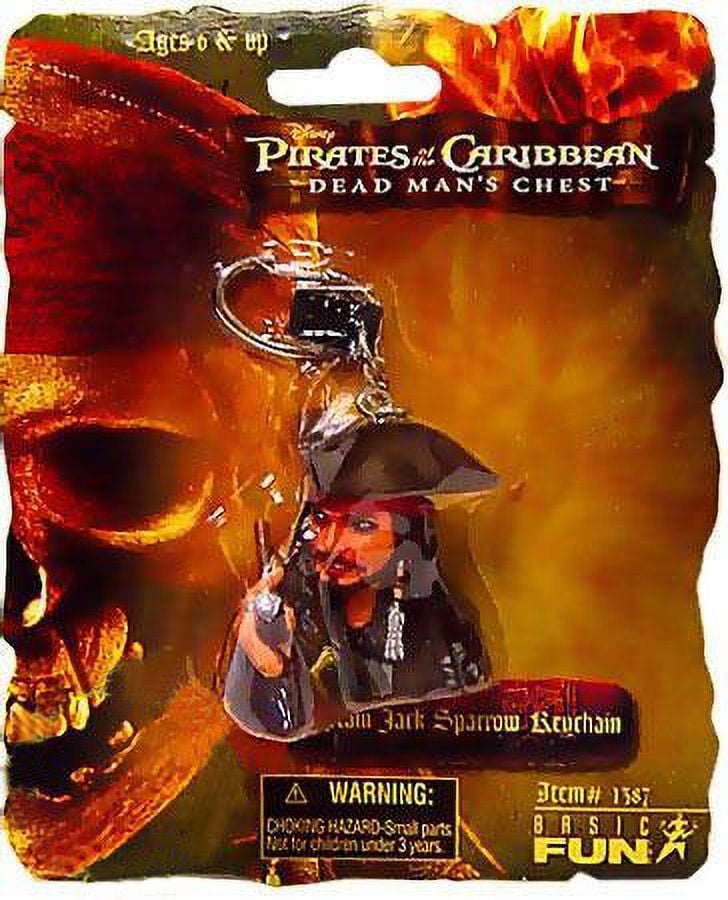 Pirates of the Caribbean Dead Man's Chest Captain Jack Sparrow Keychain ...