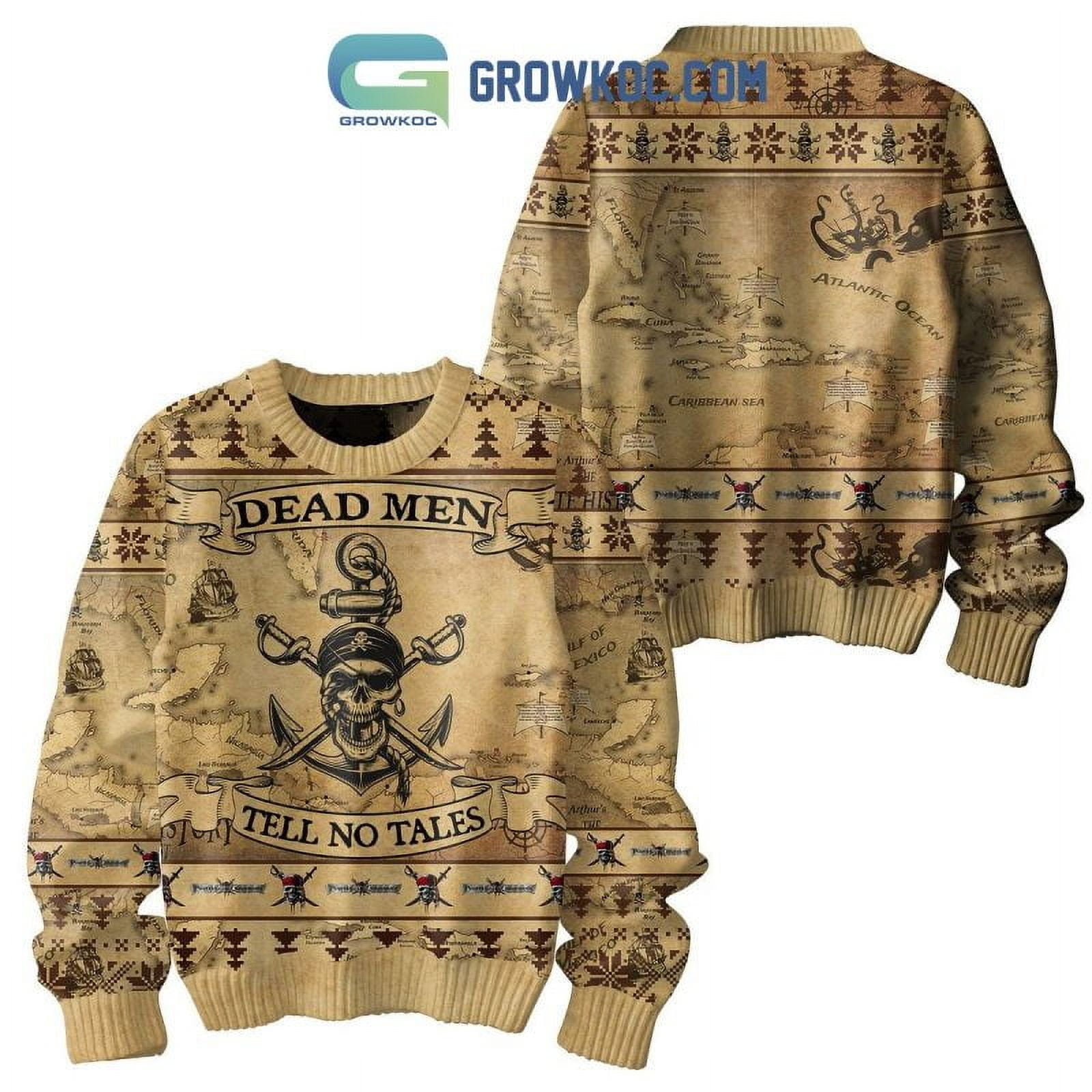 Pirates of the Caribbean Dead Men Tell No Tales Ugly Sweater - Walmart.com