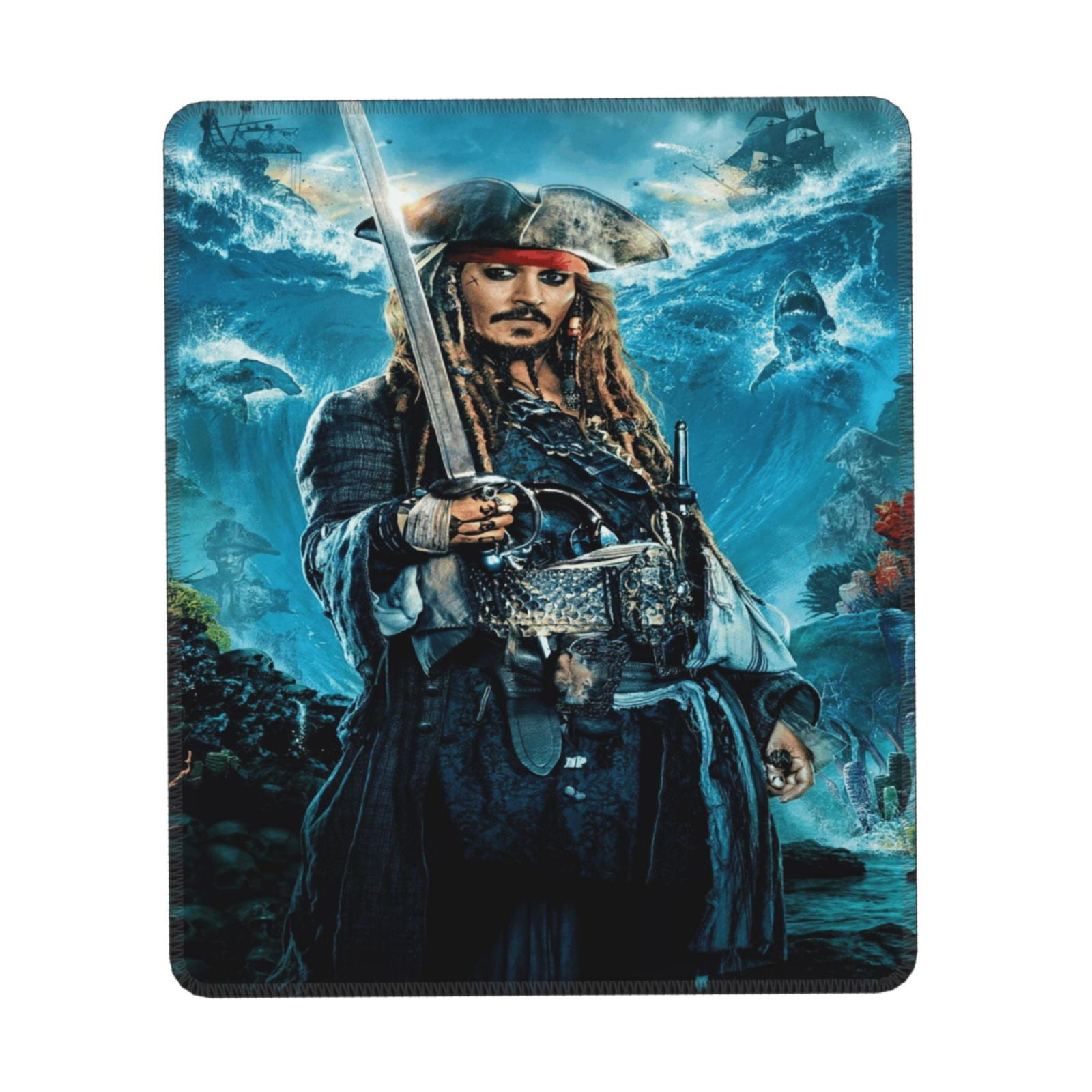 Pirates of the Caribbean Mouse Pad, Computer Mouse Mat, Waterproof Non ...