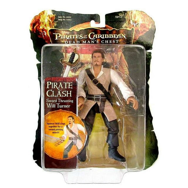 Pirates of the Caribbean Pirate Clash Will Turner Action Figure [Sword ...