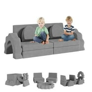 Pirecart Modular Kids Play Couch 14Pcs Toddler Sofa Couch Creative ...