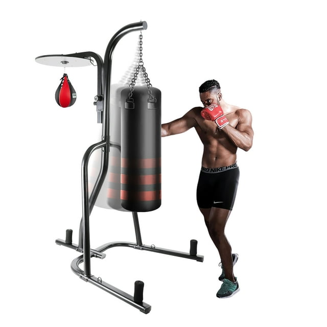 Pirecart Boxing Equipment, 2 in 1 Adjustable Height Punching Bag Stand ...