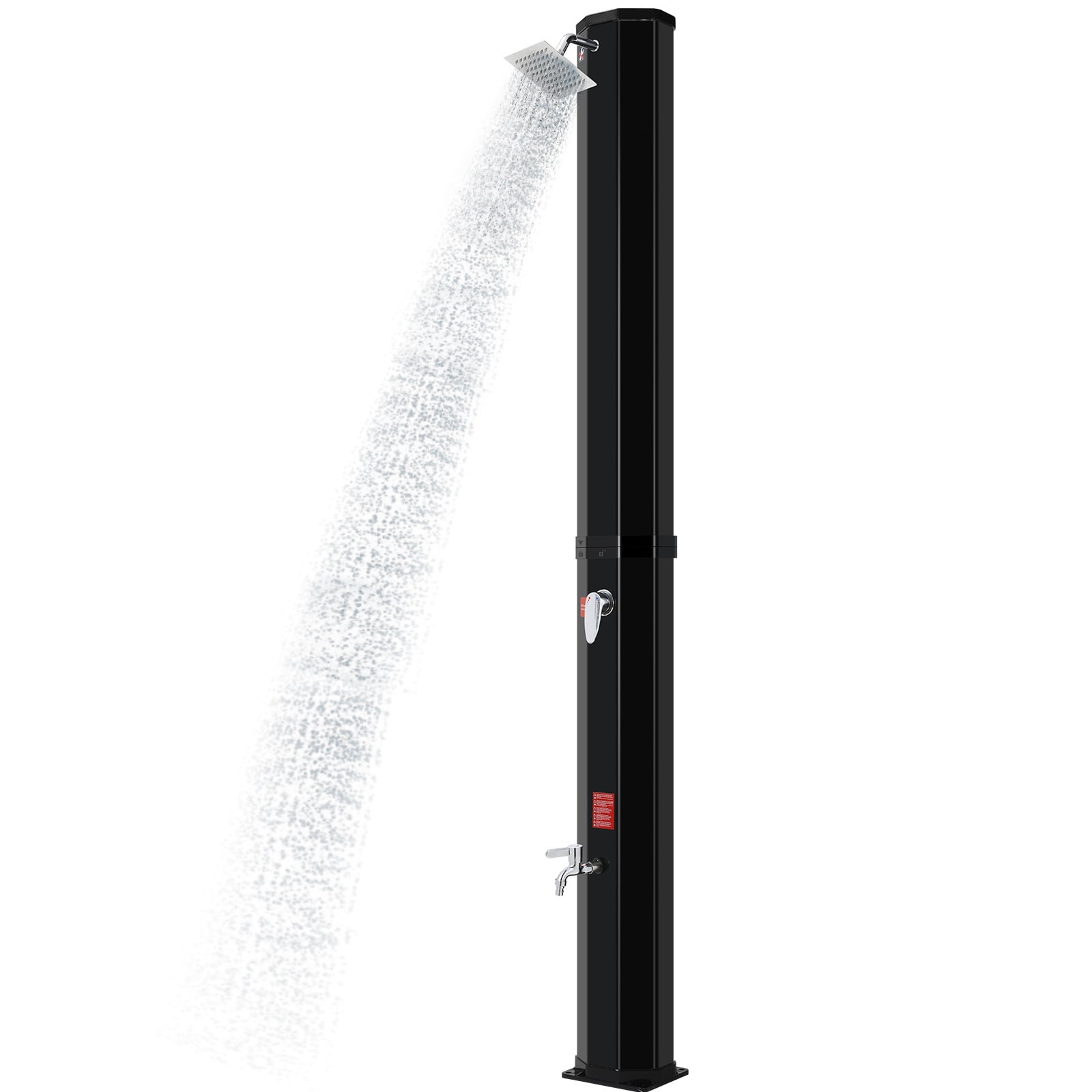 Pirecart 7.5FT Outdoor Solar Shower, 16 Gallon, Adjustable Head ...