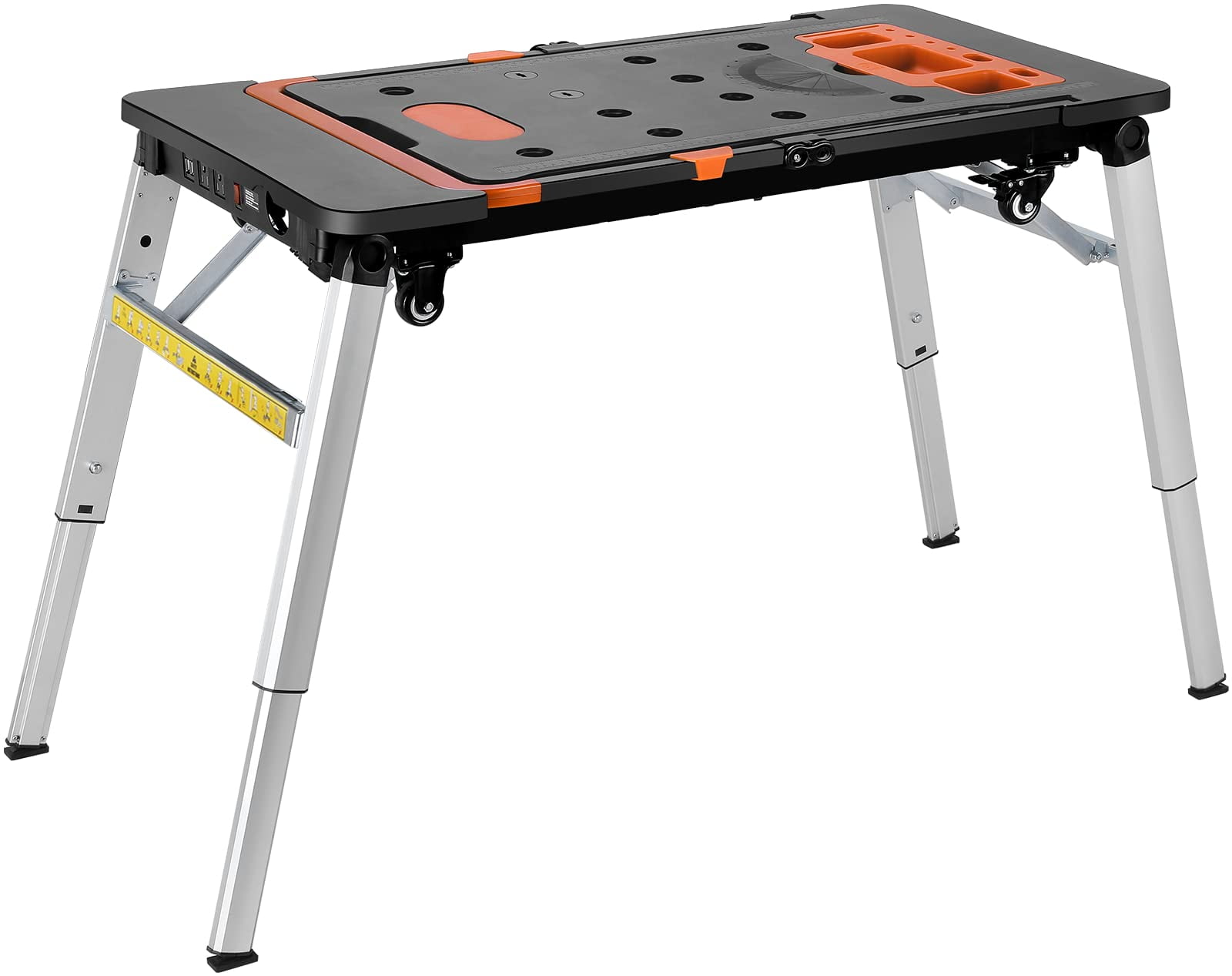 Pirecart 7-in-1 Multifunctional Foldable Workshop Garage Workbench ...