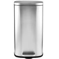 Pirecart 8 Gallon Kitchen Trash Can With Soft-Close Lid, Stainless ...