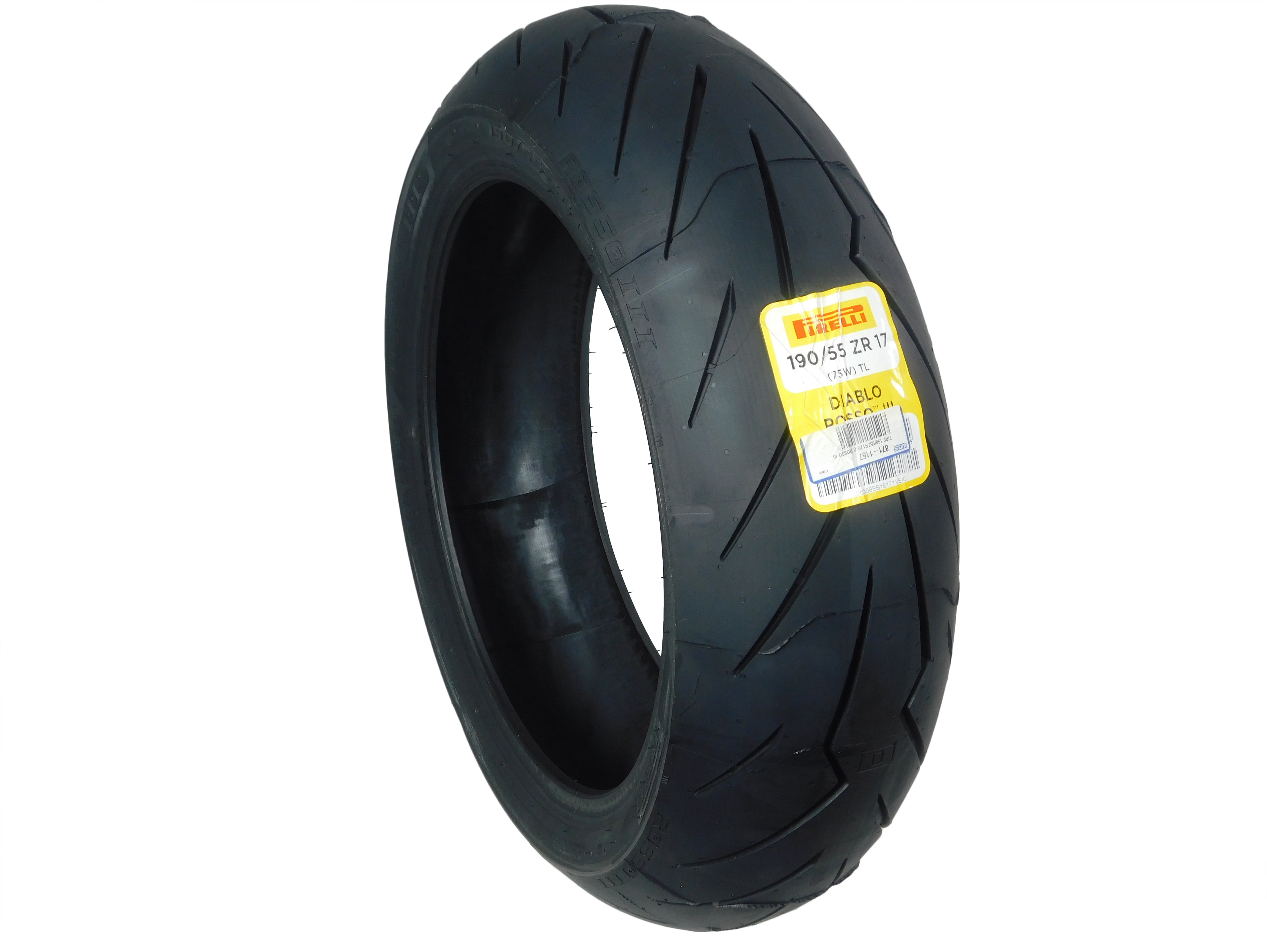 Pirelli Diablo Rosso III 190/55 ZR17 Rear Motorcycle Tire - Walmart.com