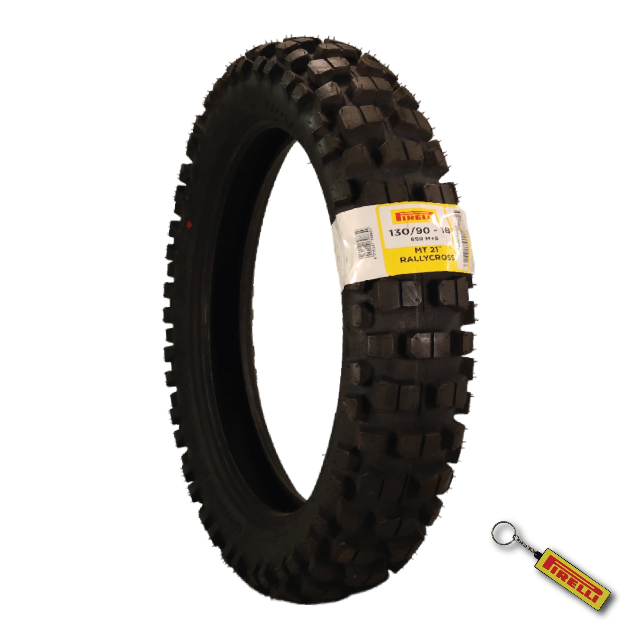 Pirelli MT 21 Rallycross 130/90-18 Rear Motorcycle Tire - DOT Approved ...