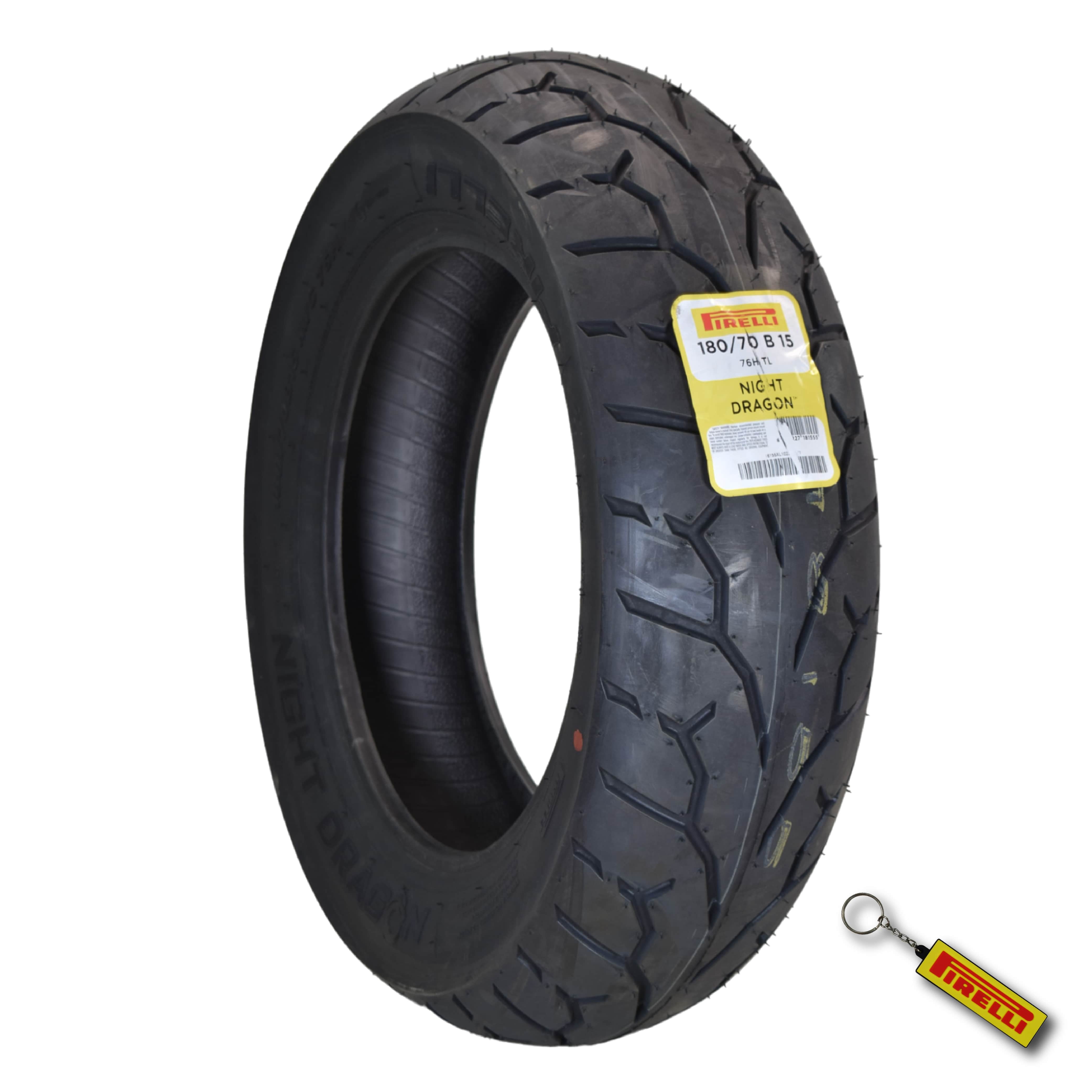 Pirelli Night Dragon 180/70B15 M/C 76H TL Cruiser Motorcycle Rear Tire ...