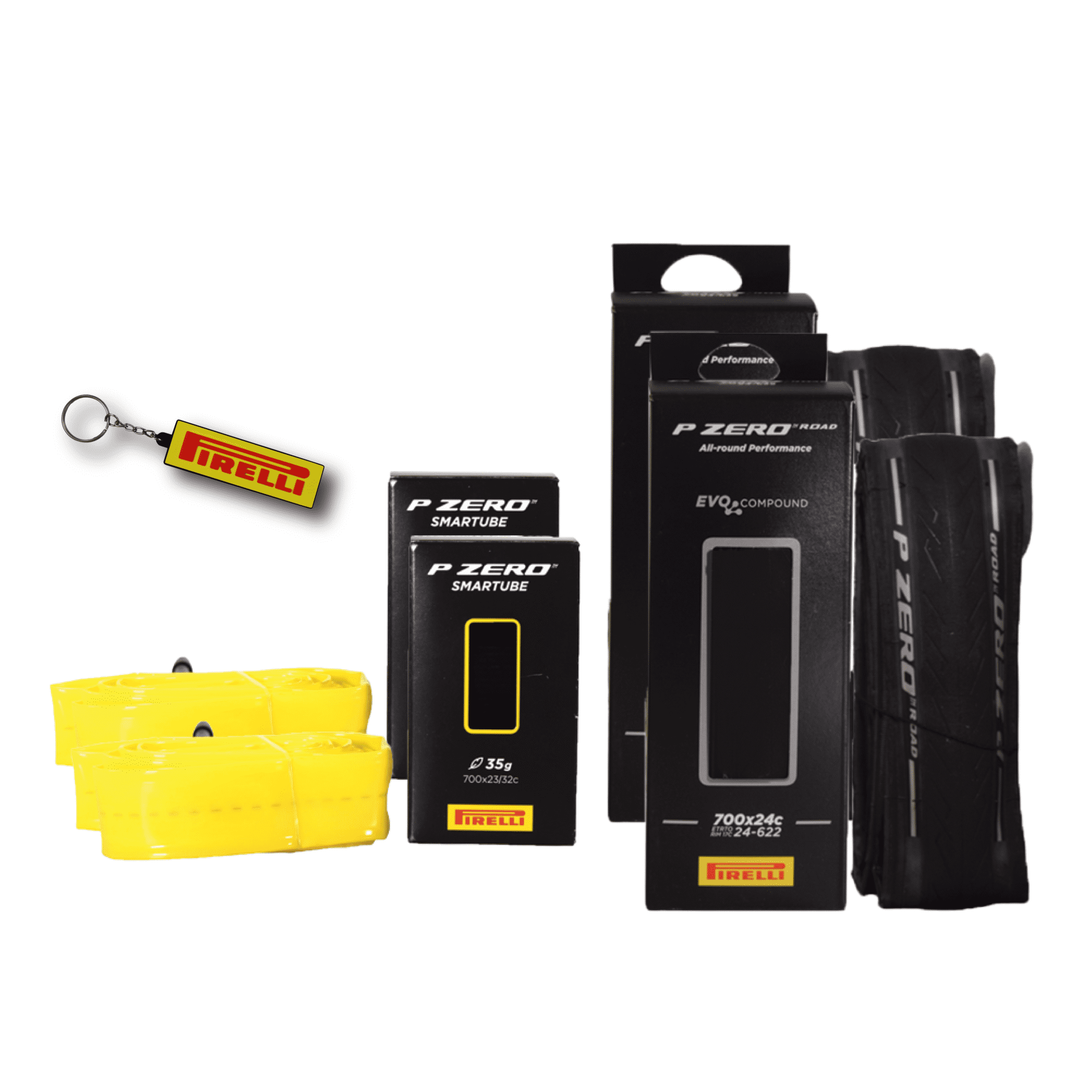 Pirelli P ZERO Road 24-622(700x24c) & SmarTUBE 23/32-622 700C Road Bike ...