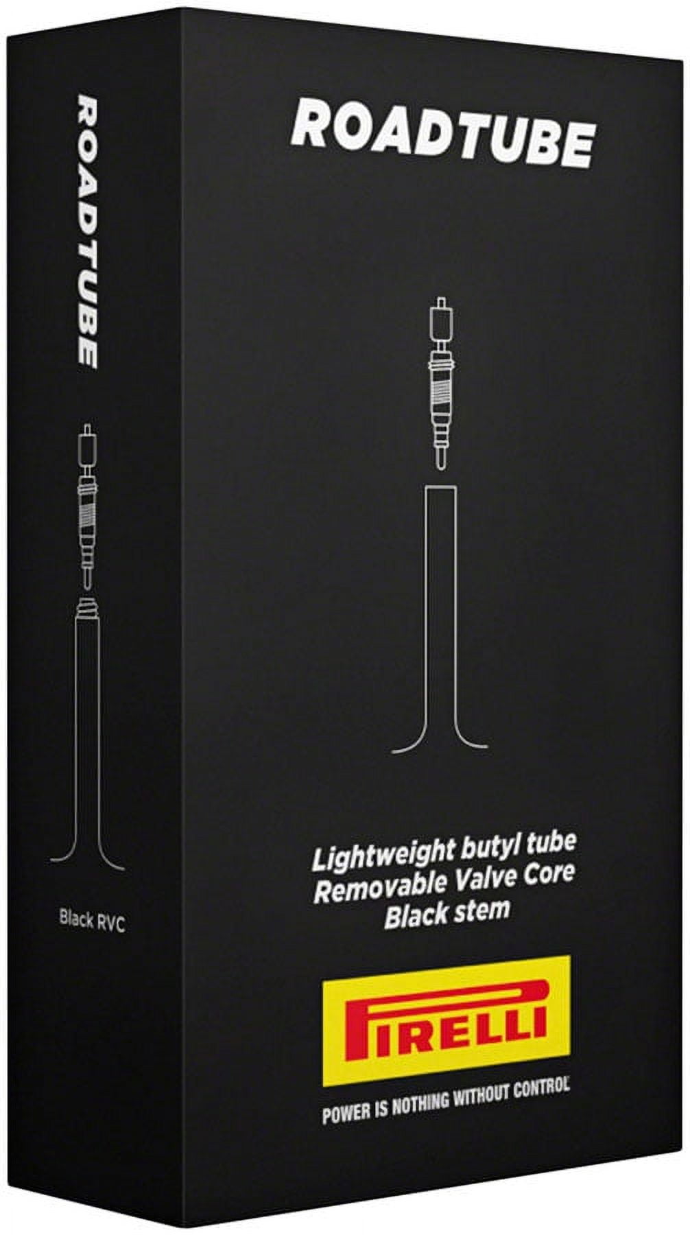 Pirelli Road Bike Butyl Inner Tube, 700x23-30, 48mm Presta Valve with ...