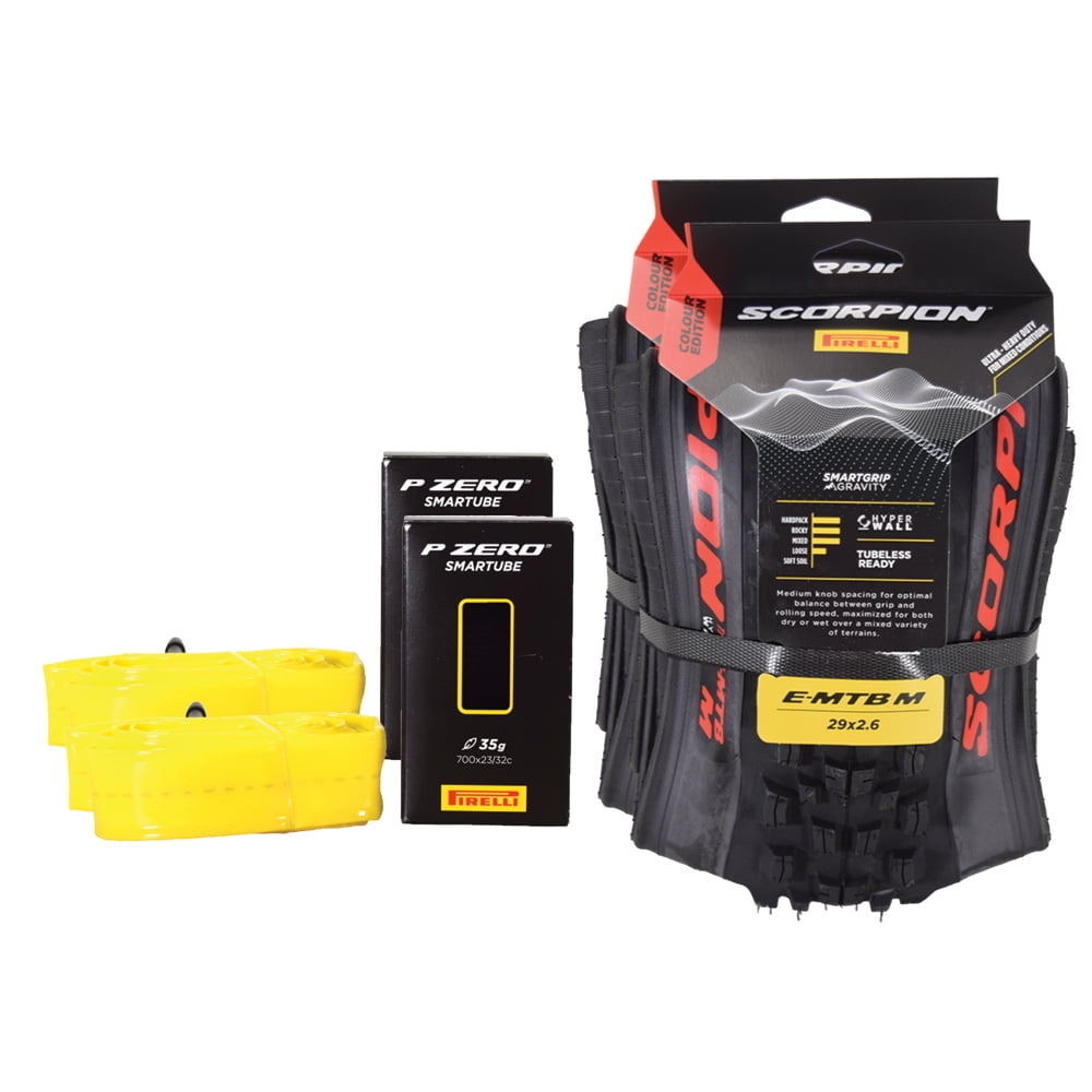 Pirelli Scorpion E-MTB M Red Color Edition Mountain Bicycle Tire 29x2.6 ...