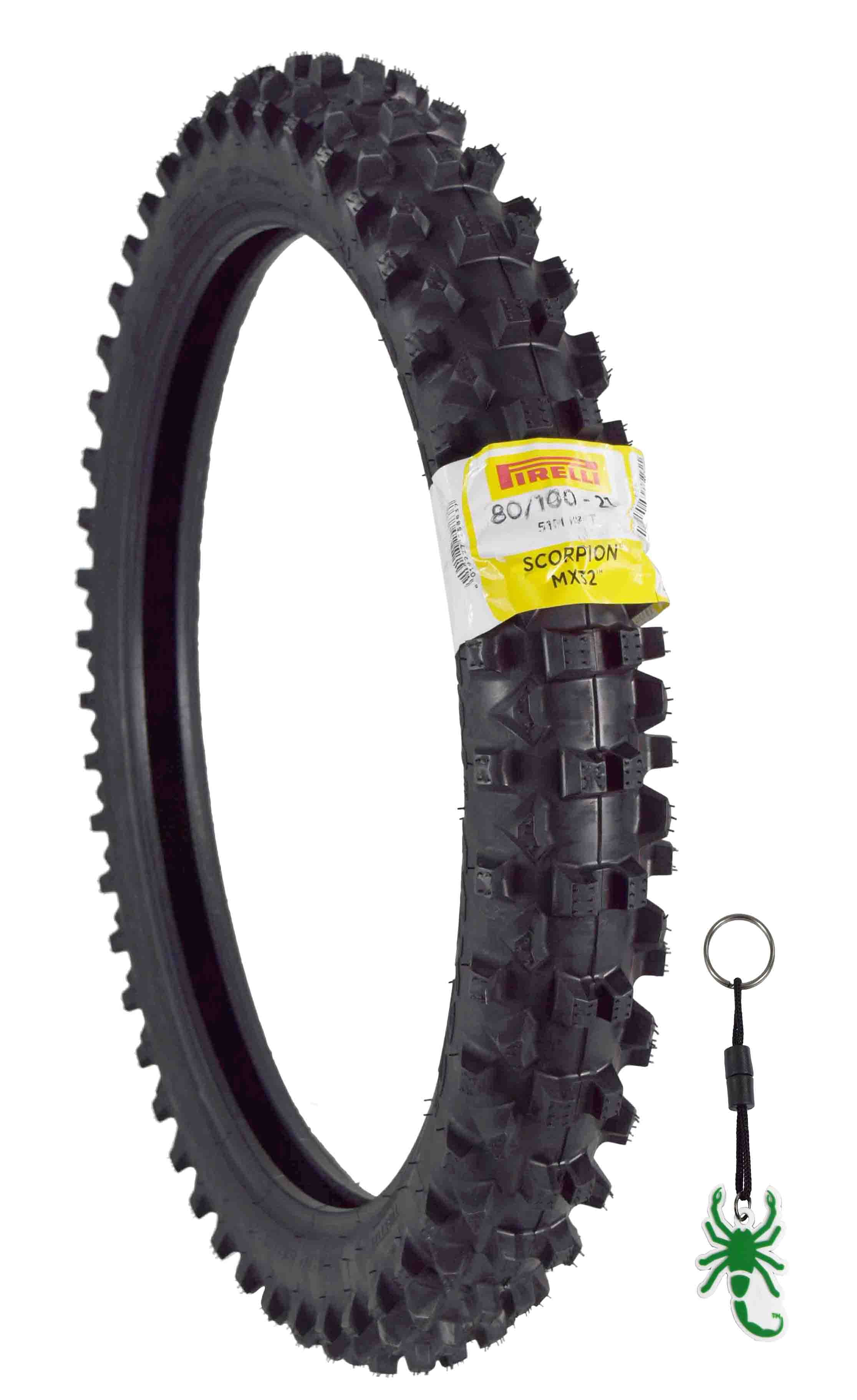 Pirelli Scorpion MX 32 Mid Soft Front 80/100-21 & Rear 110/90-19 Dirt ...
