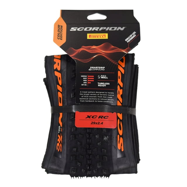 Pirelli Scorpion XC RC 29x2.4 Orange Color Edition Tubeless Mountain ...