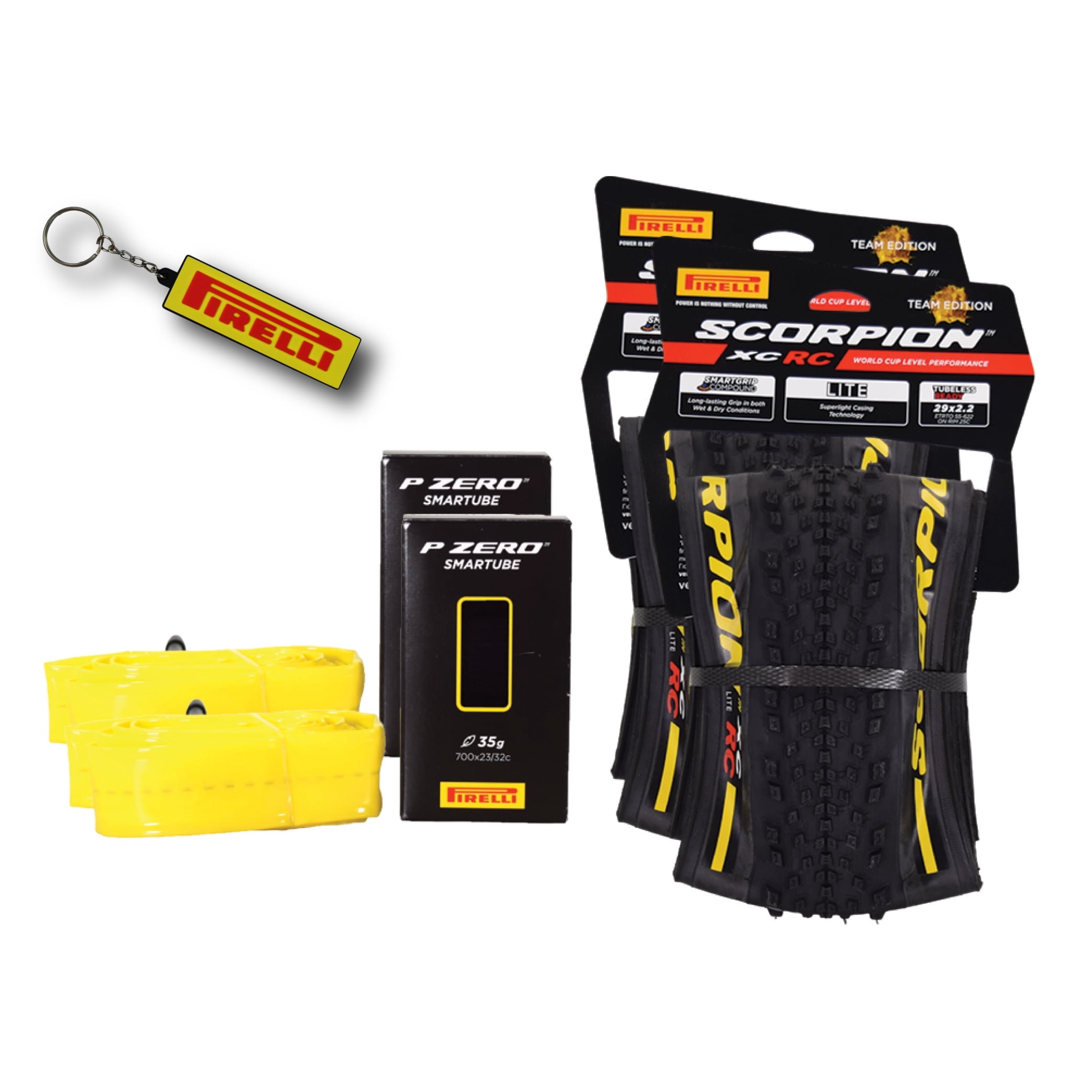 Pirelli Scorpion XC RC LITE Yellow Label 55-622 (29x 2.2) MTB Bicycle ...