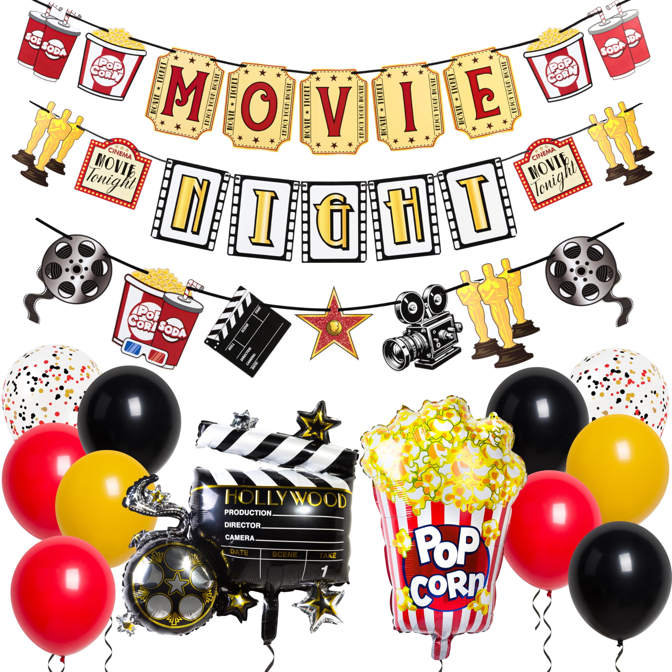 Pirese Night Decorations, STF9 Theme Party Decorations, Night Party ...