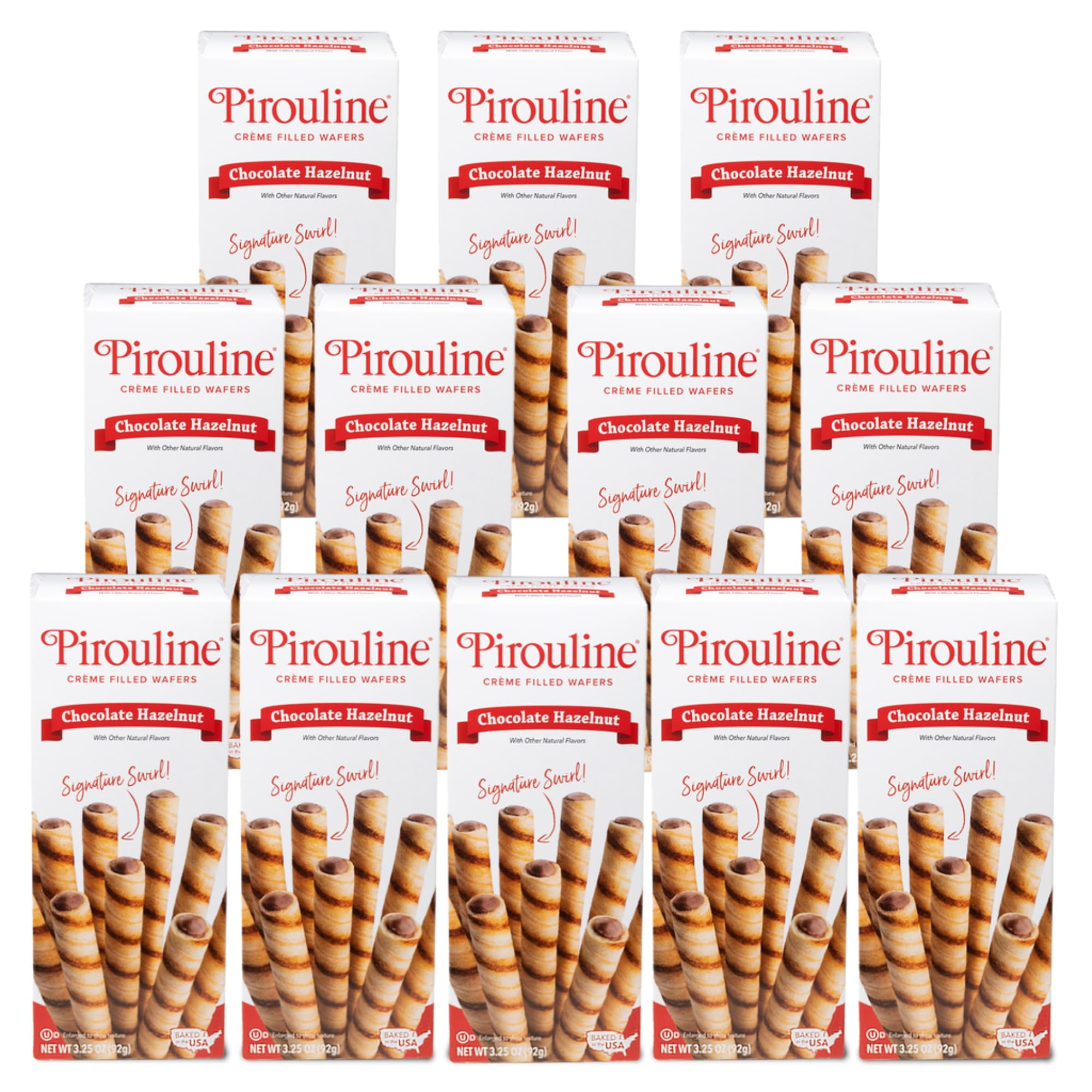 Pirouline - Chocolate Hazelnut MZF22 Rolled Wafers - Rolled Wafer ...
