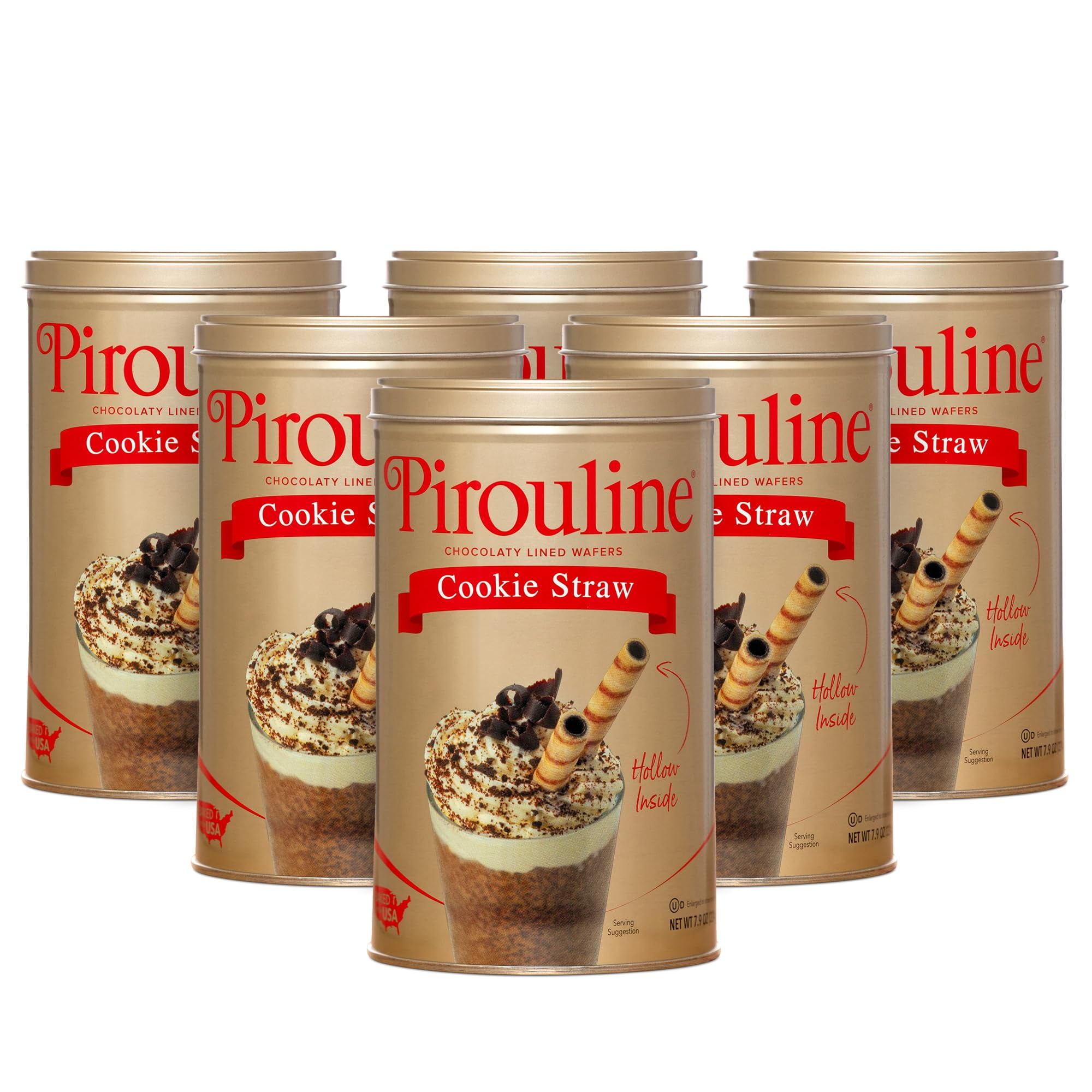 Pirouline Rolled Wafers - MZF22 Chocolate Lined Rolled Wafer Sticks ...