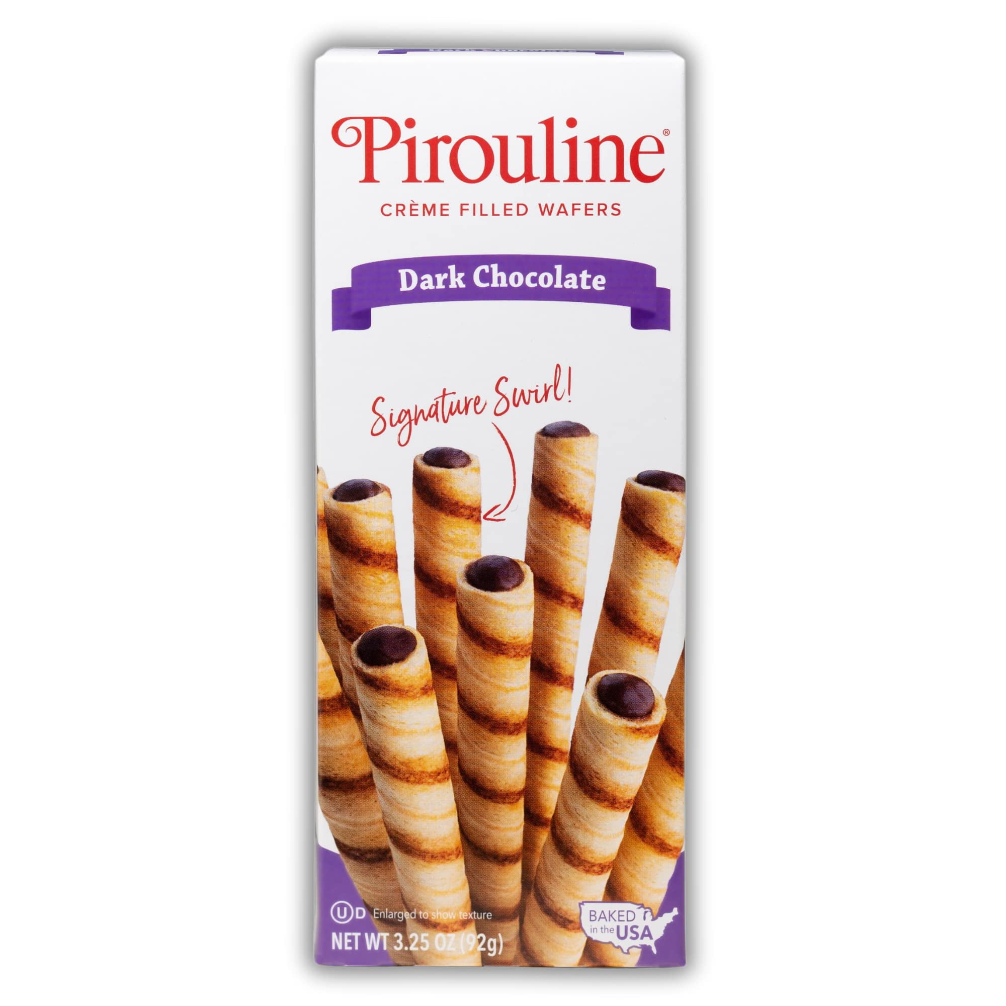 Pirouline Rolled Wafers SCH4 - Dark Chocolate - Rolled Wafer Crème ...