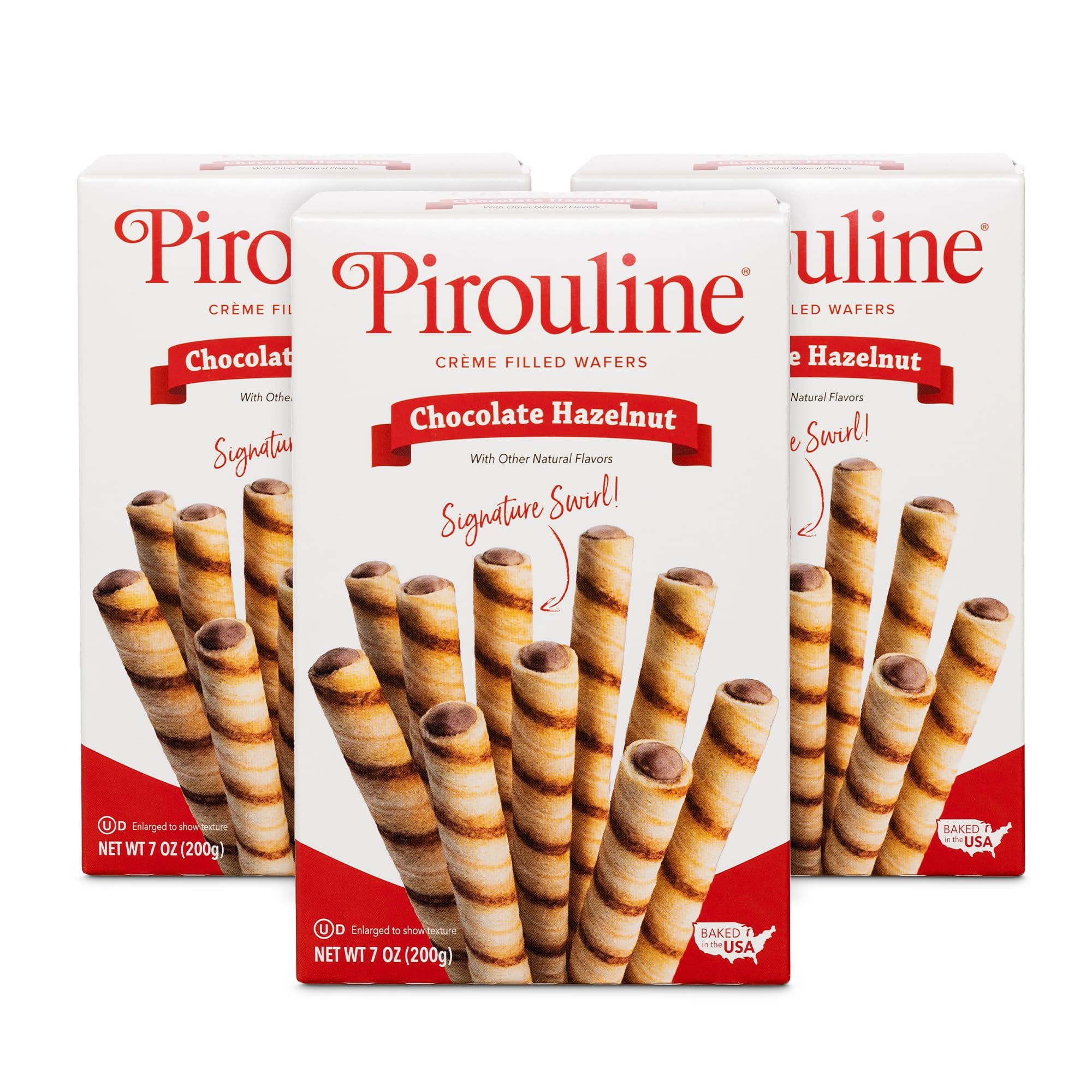 Pirouline Rolled Wafers - XEF1 Chocolate Hazelnut - Rolled Wafer Sticks ...