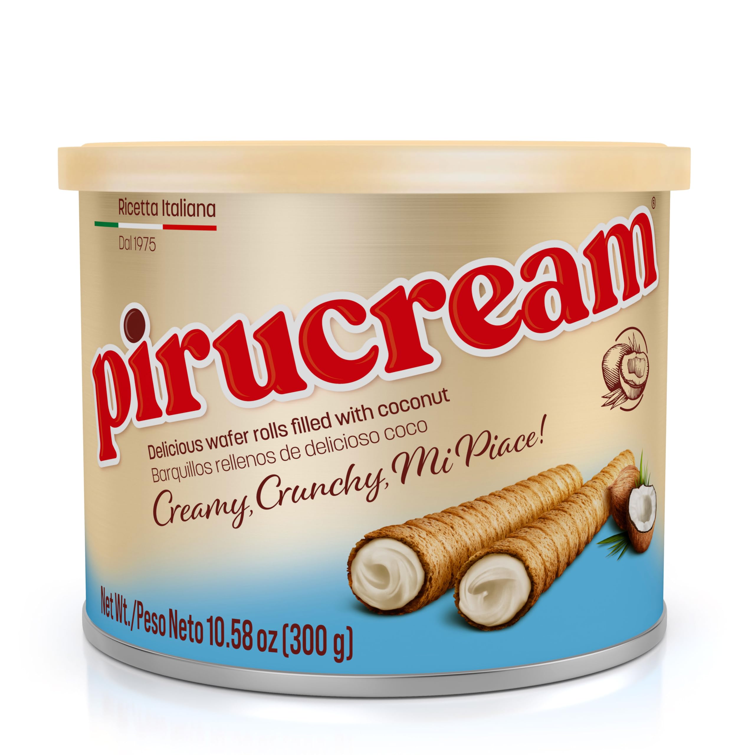 Pirucream Wafer Rolls - CCF19 Delicious Crispy Coconut Creme Bites ...