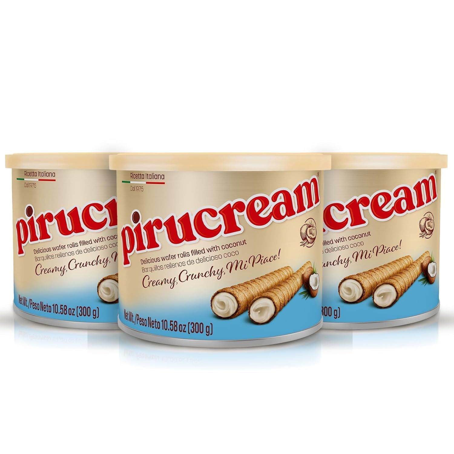 Pirucream Wafer Rolls - Delicious HYZ01 Crispy Coconut Creme Snack ...