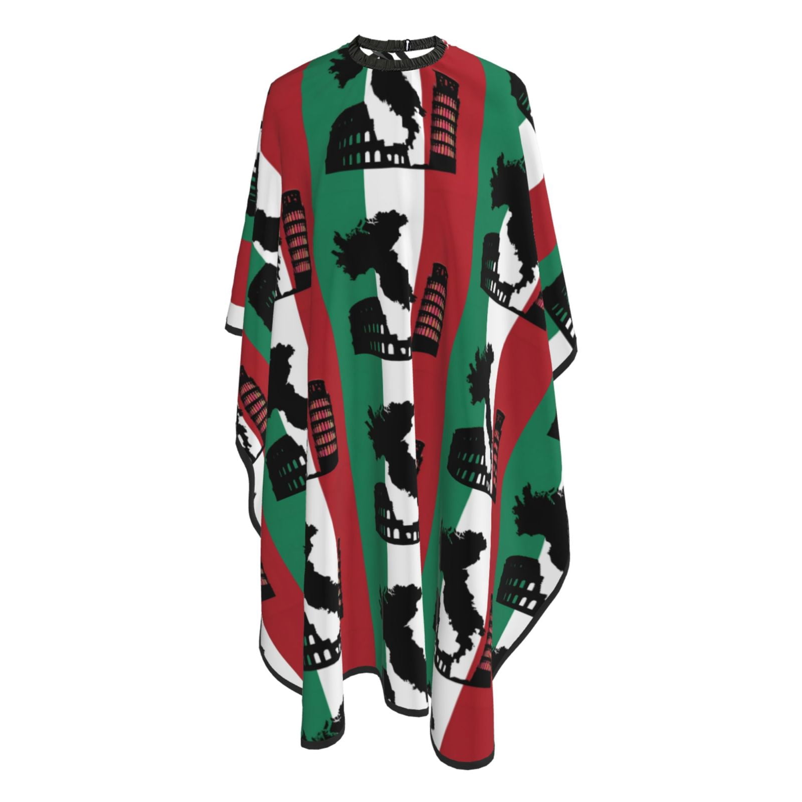 Pisa Tower Italian Flag Barber Cape Adjustable Hair Cutting Salon Cape ...