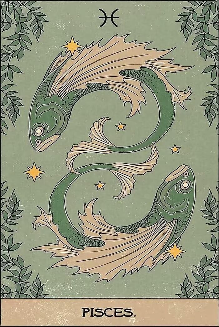 Pisces Constellation Diamond Art Kits for Adults,DIY 5D Diamond Painting Kits for Beginners ...