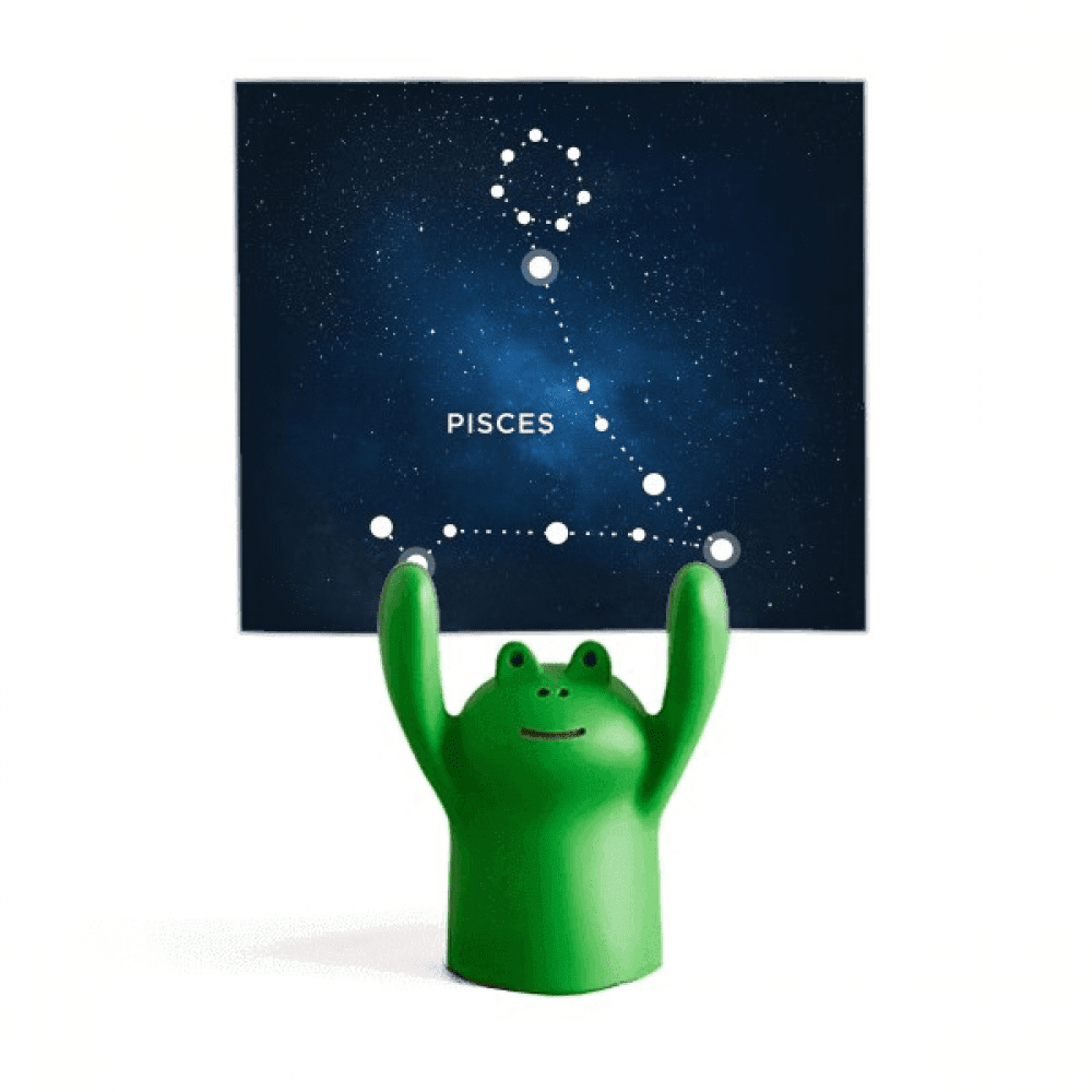 Pisces Constellation Zodiac Sign Memo Holder Cartoon Animal Frog Stand ...