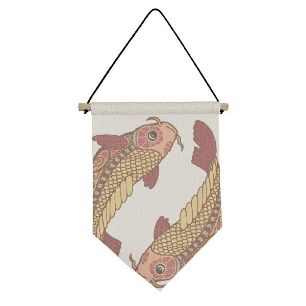 Pisces Constellation Zodiac Symbol Canvas Flag Hanging Wall Art Decor ...