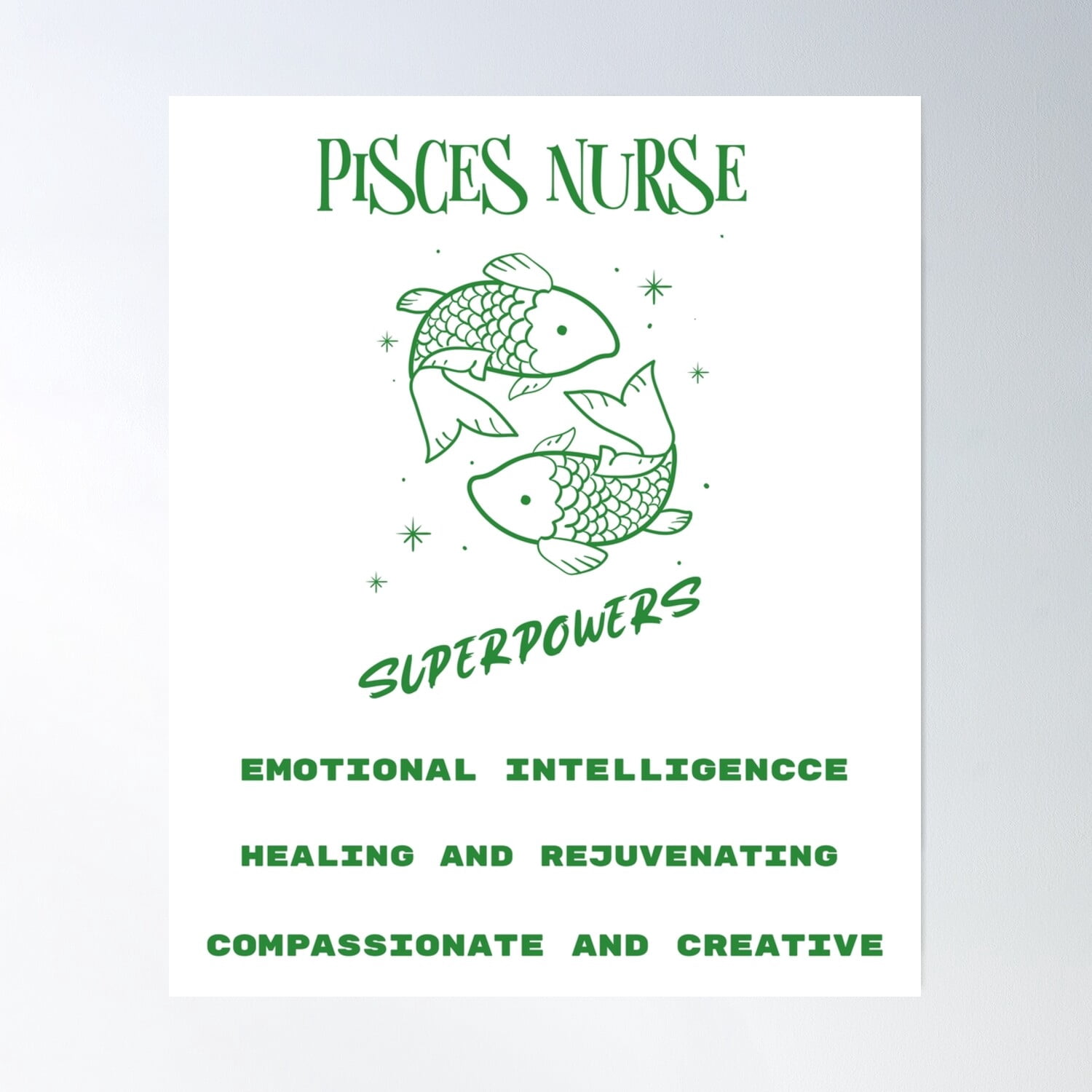 Pisces Fish Star Sign For Nurses Describing Lovely Personality Of ...
