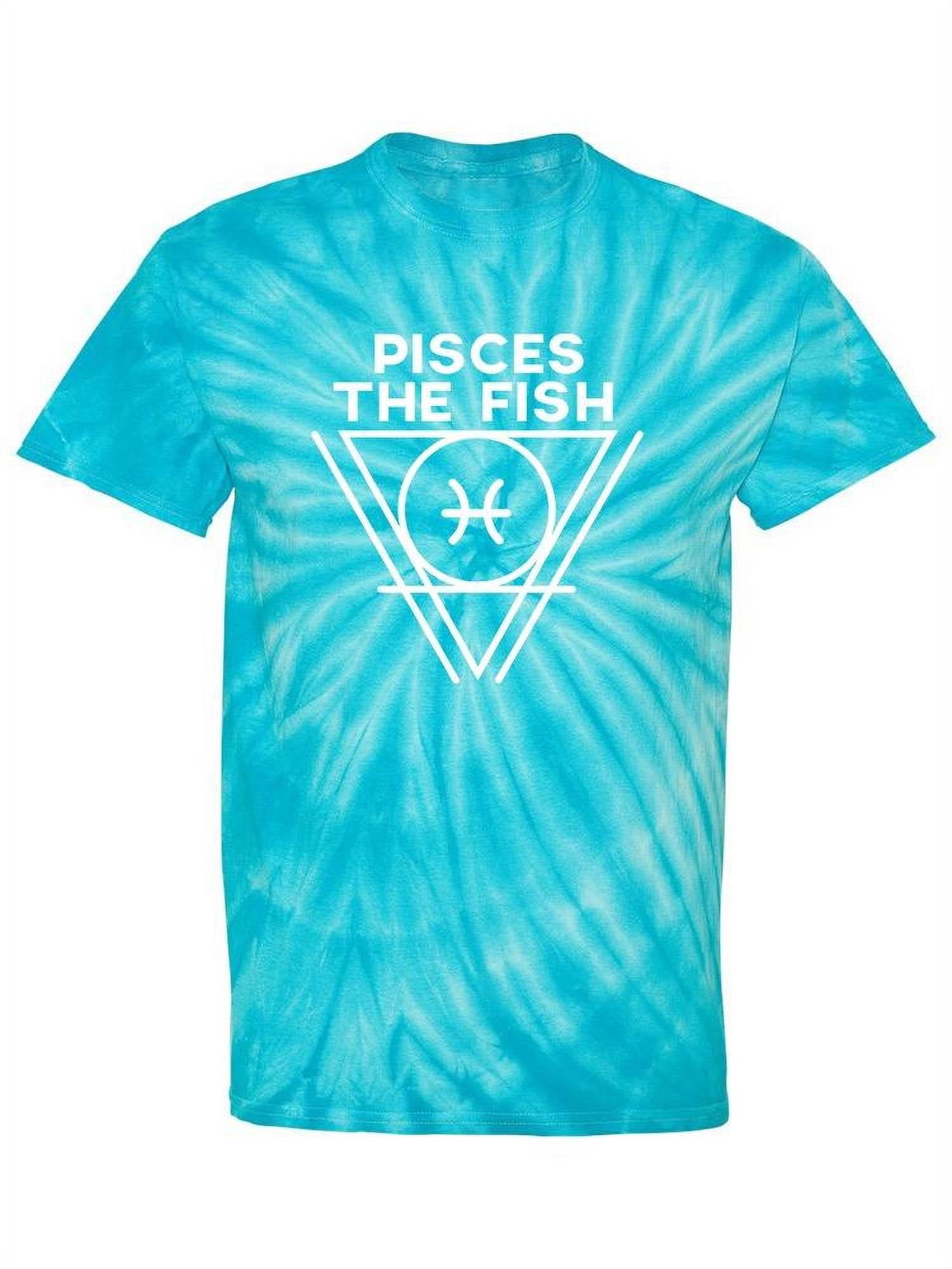 Pisces The Fish Tie-Dye Cyclone Men -Smartprints Designs, Male Medium ...