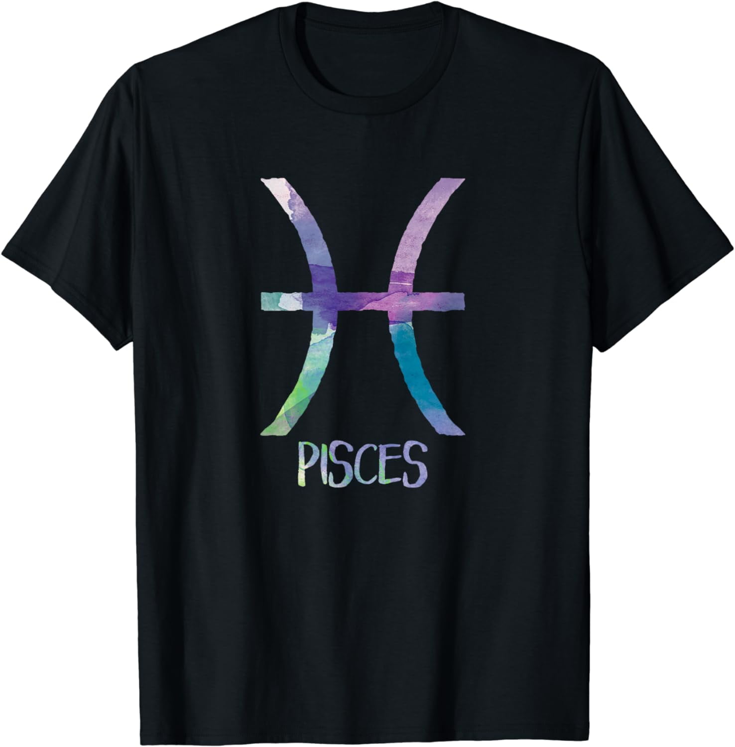 Pisces Zodiac Symbol Astrology Fish Water Sign T-Shirt - Walmart.com