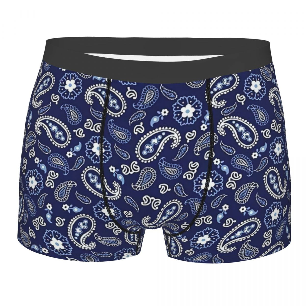 Pisley Bandana Print Boxer Shorts For Men 3D Print Male Bohemian Style ...