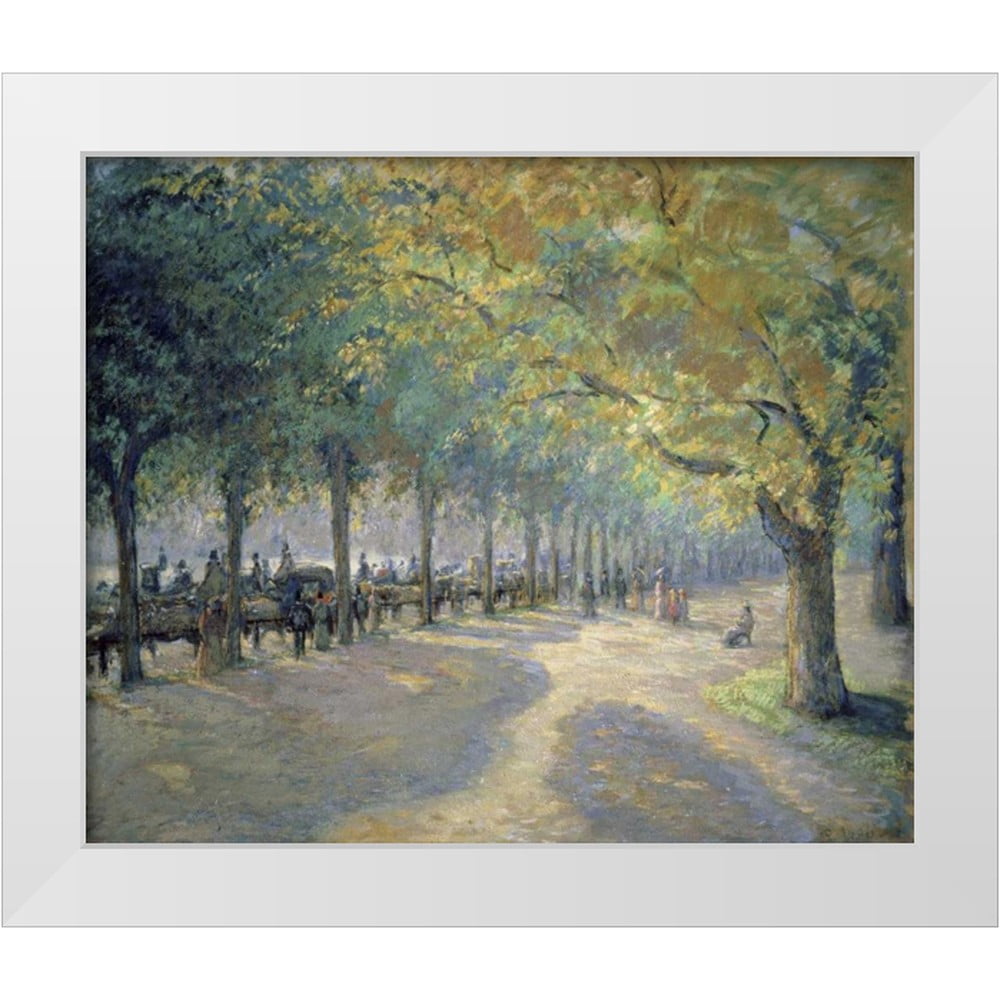 Pissarro, Camille 14x12 White Modern Wood Framed Museum Art Print ...