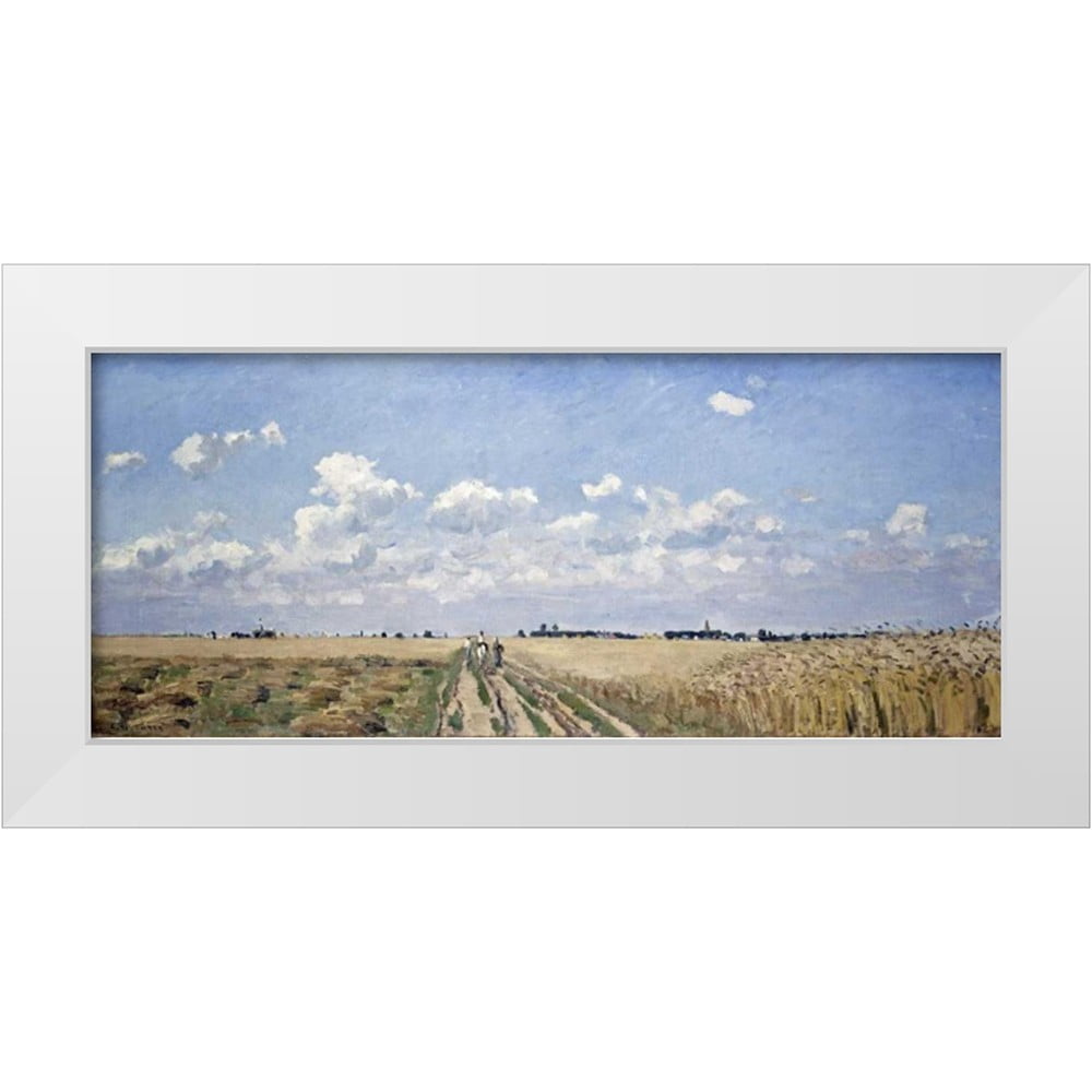 Pissarro, Camille 14x8 White Modern Wood Framed Museum Art Print Titled ...