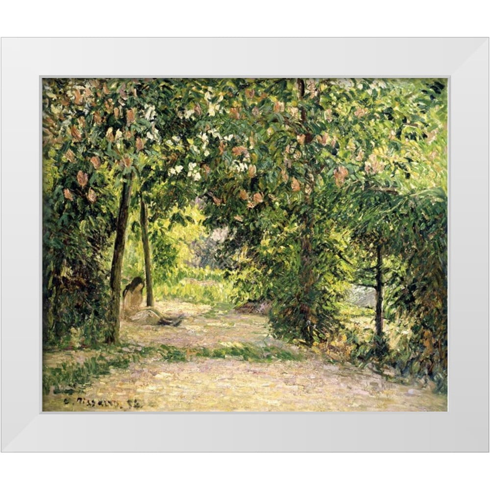 Pissarro, Camille 17x15 White Modern Wood Framed Museum Art Print ...