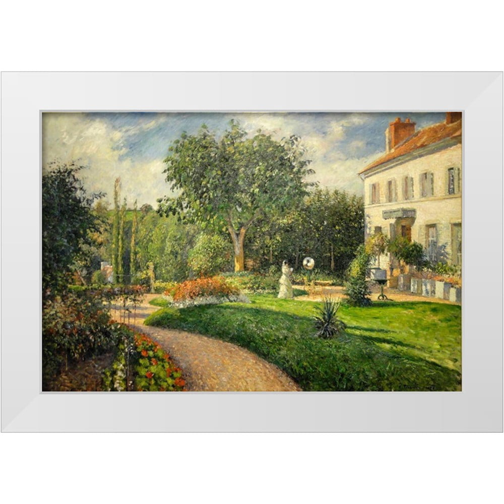 Pissarro, Camille 18x13 White Modern Wood Framed Museum Art Print ...
