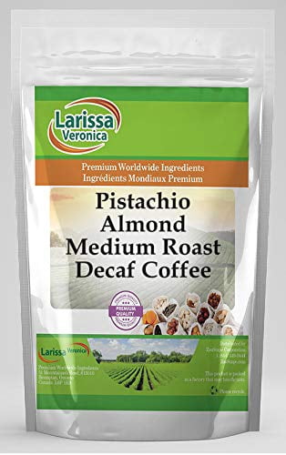 Pistachio Almond Medium Roast Decaf Coffee (Gourmet, Naturally Flavored ...