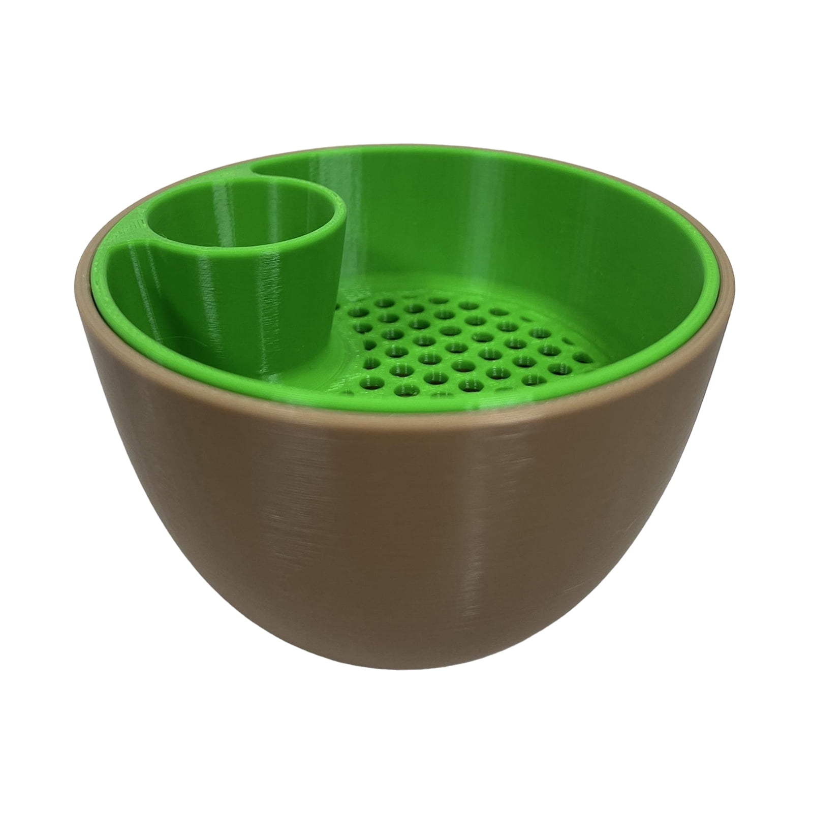 Pistachio Bowl, Snack Serving Dish, Double Dish Nut Bowl with Nut Seeds ...