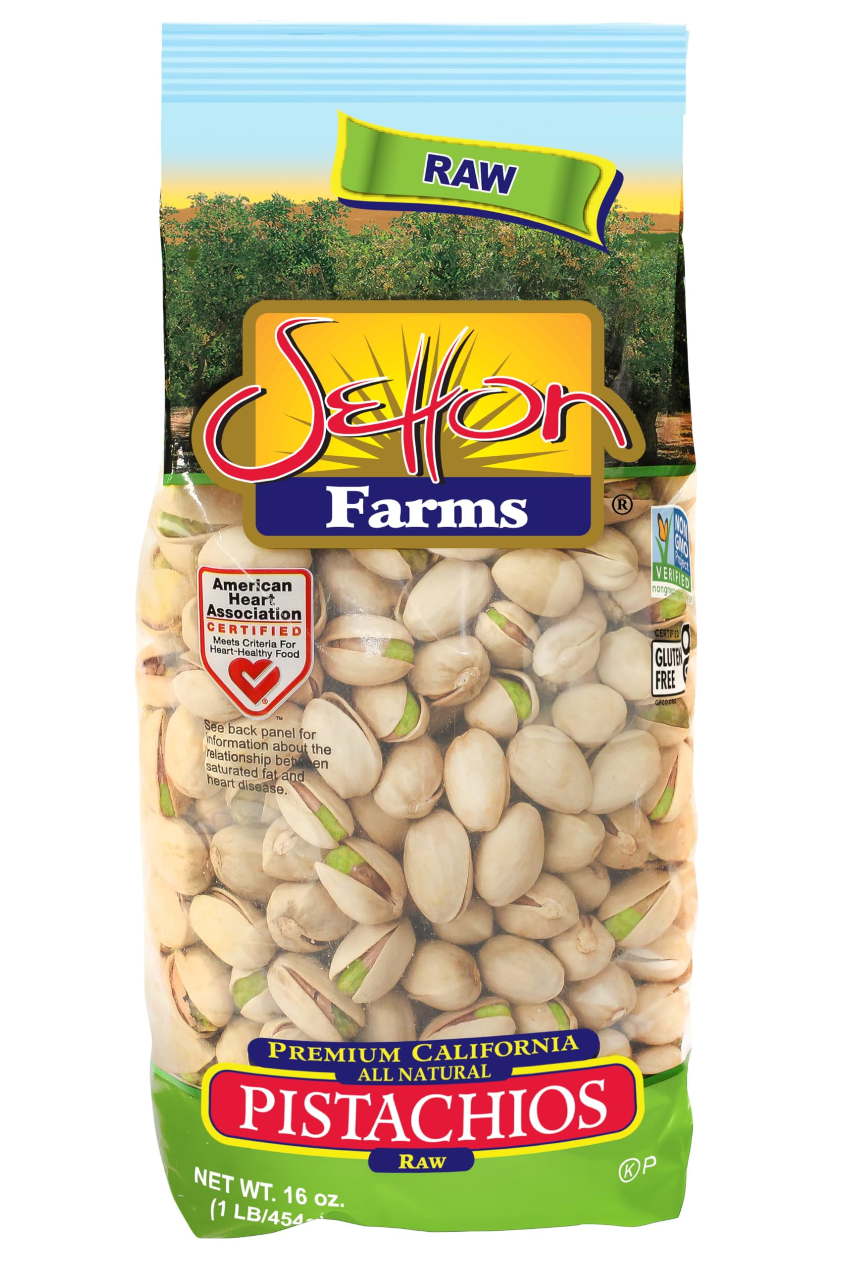 Pistachios Raw In-Shell 1 OKA4 lb Bag (16 oz) - Walmart.com