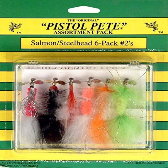Pistol Pete Trout Fly Assortment, 6pk - Walmart.com