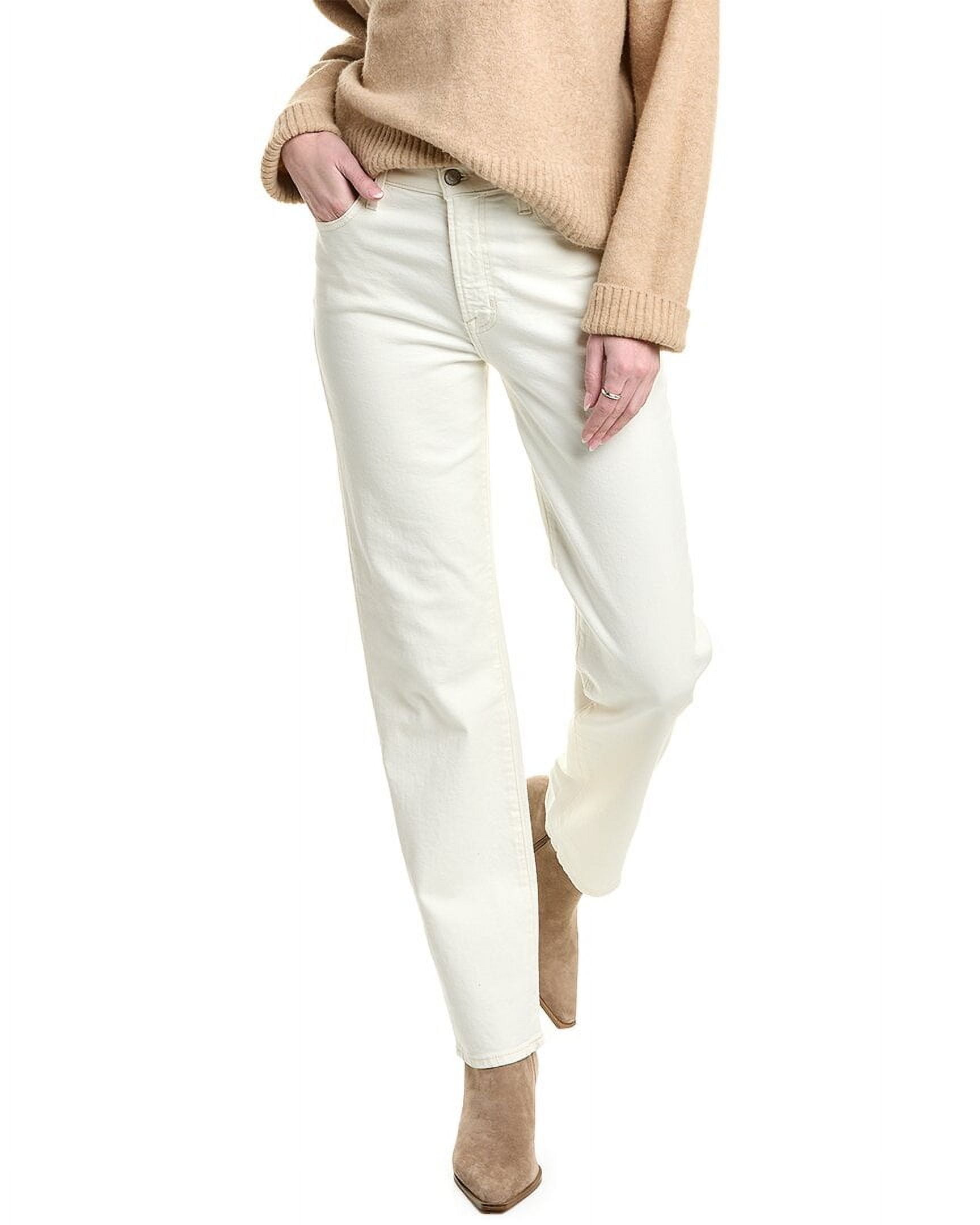 Pistola womens Drew Mid-Rise Buff Classic Straight Jean, 27, White - Walmart.com