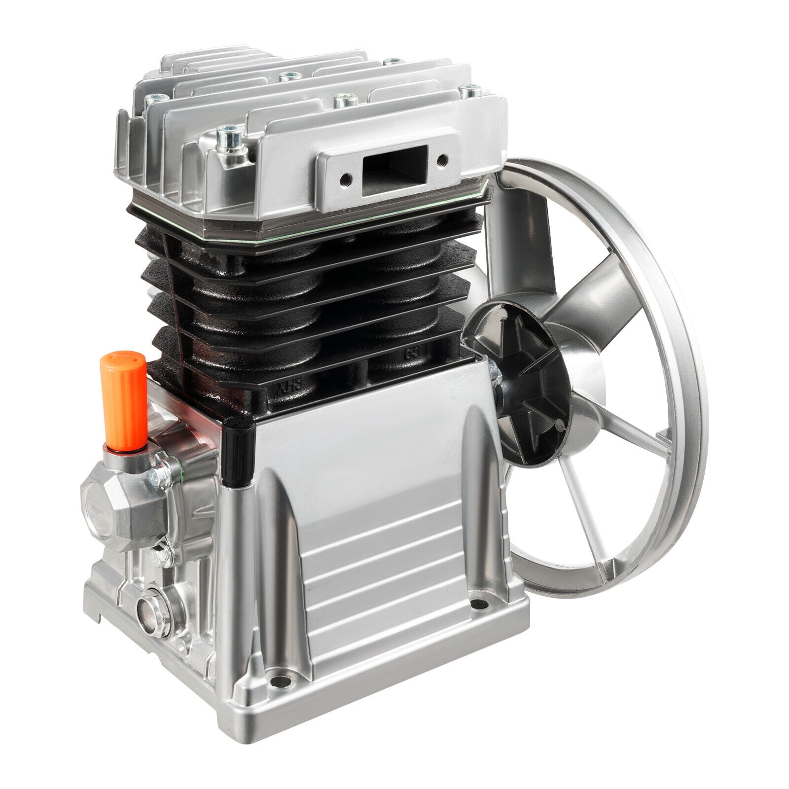 Piston 3.0 HP Air Compressor Head Pump Motor Twin Cylinder with ...