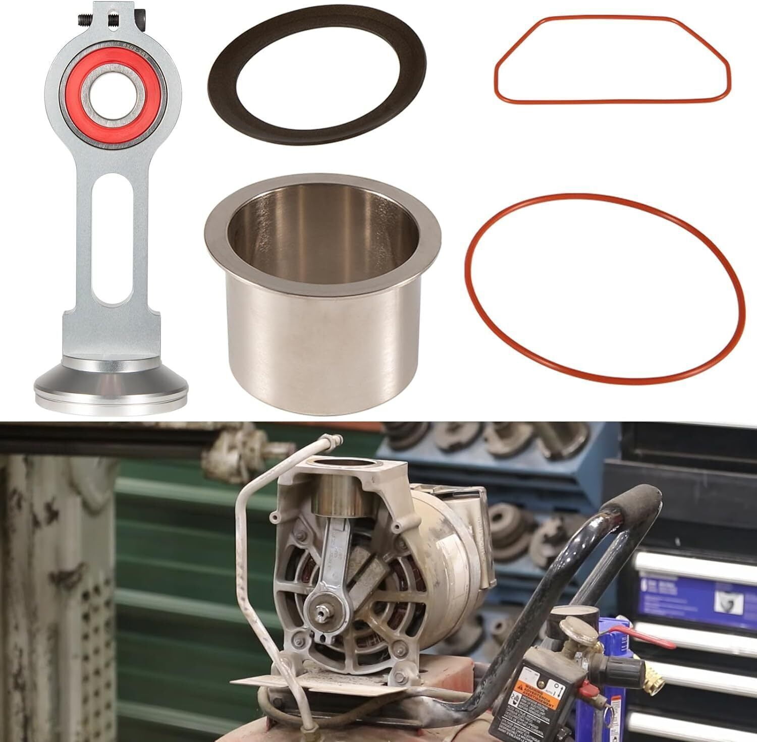 Piston Compressor Connecting Rod Kit for Oil-Free Pumps KK-4835 KK-5081 ...