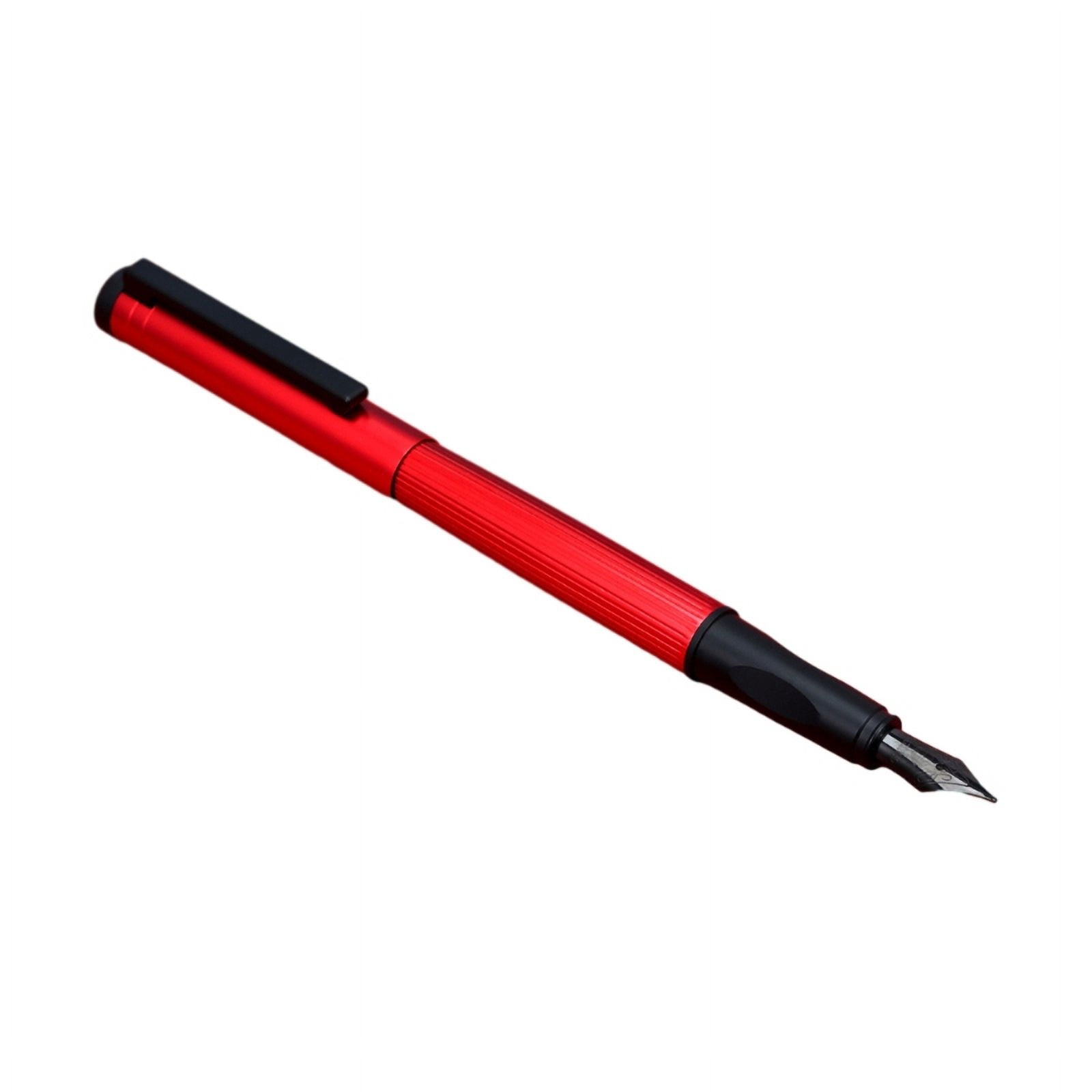 Piston-Filled Fountain Pen Metal Business Signing Pen Calligraphy Ink ...