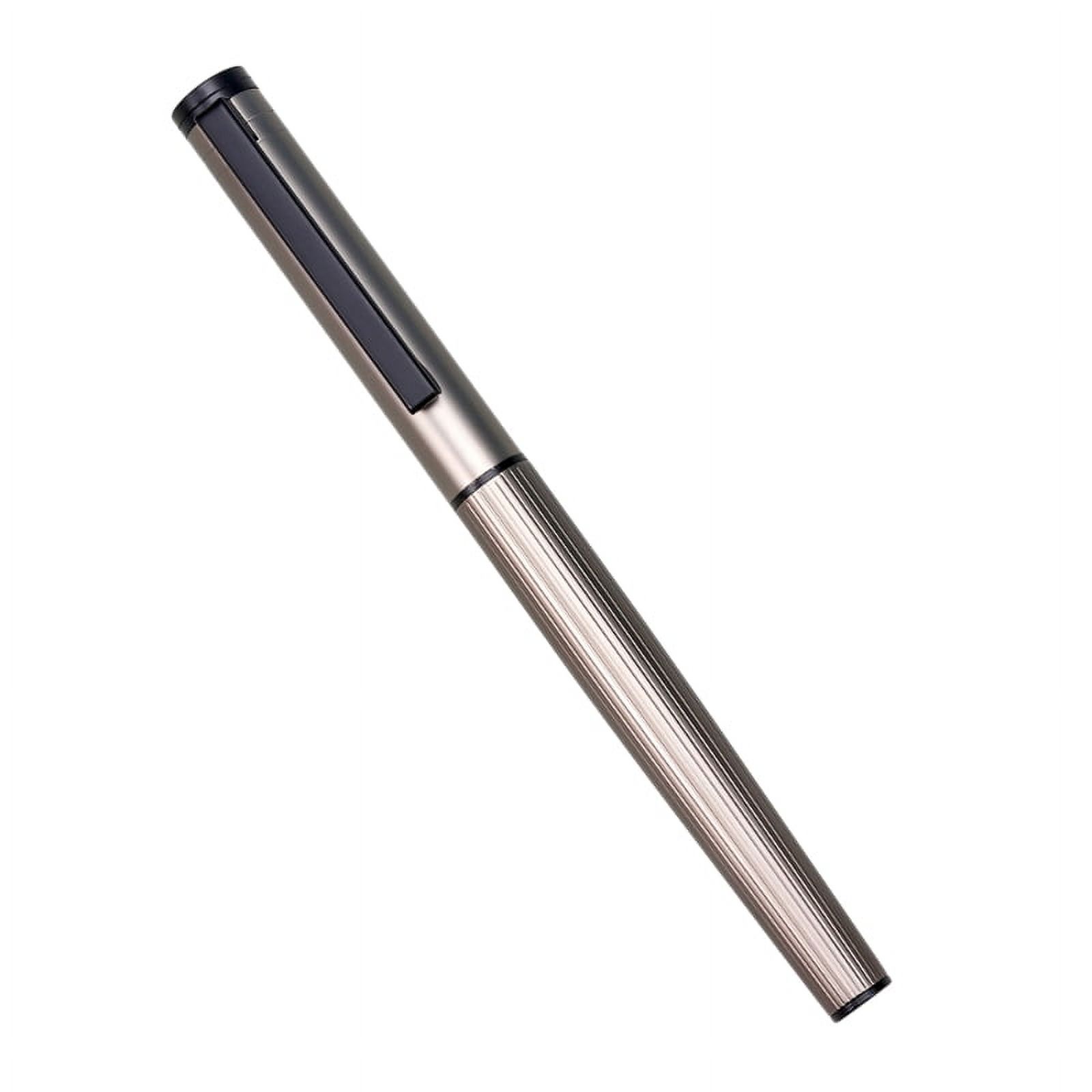 Piston-Filled Fountain Pen Metal Business Signing Pen Calligraphy Ink ...