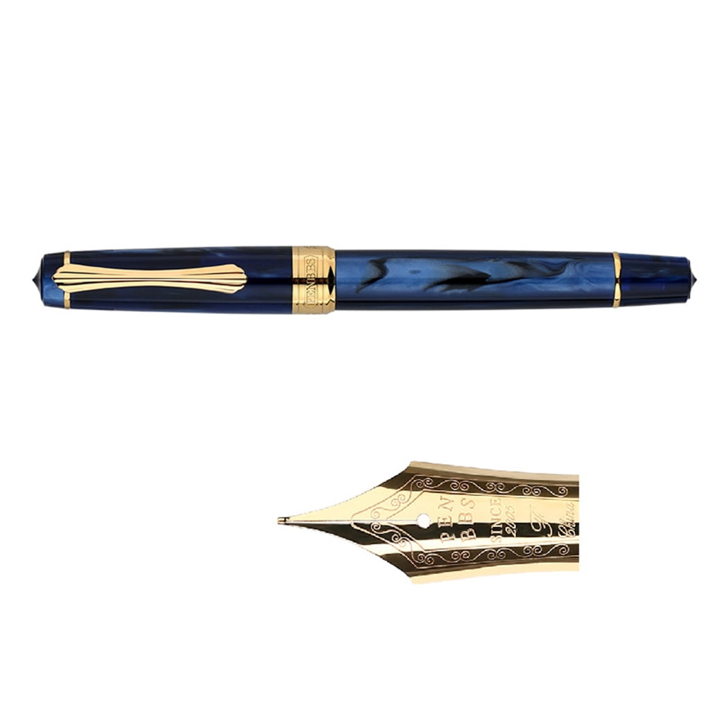 Piston Filled Fountain Pen with Metal Pen Point Ergonomic Handle for ...